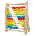 Hape, Rainbow Bead Abacus, 10 Rows, Wooden Counting Toy for Kids 3 ...