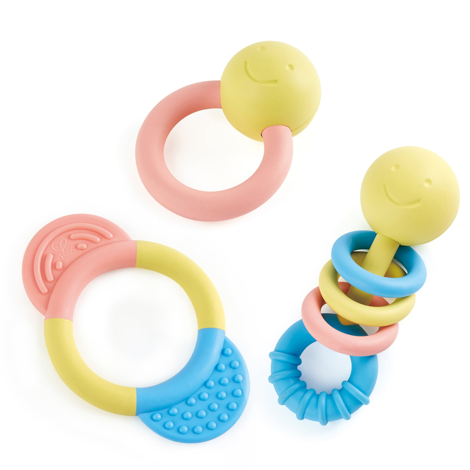 Hape Rattle & Teether Collection, 3 Pieces - Walmart.com