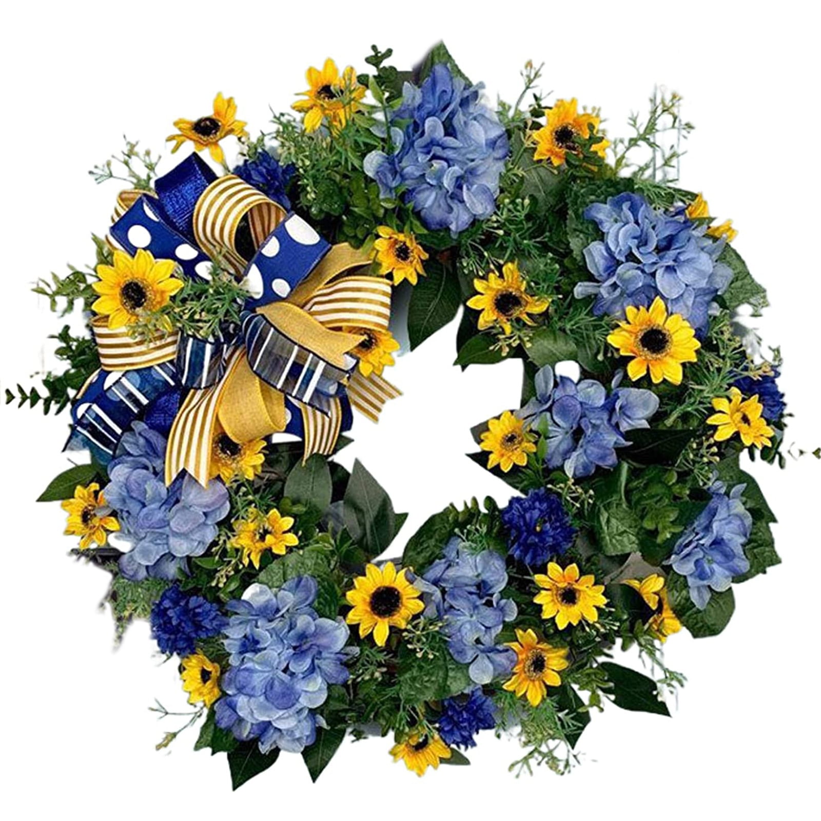 Hapeisy 17.7”Ukraine Wreath Decor Ukrainian Gifts Decorative Wreaths ...