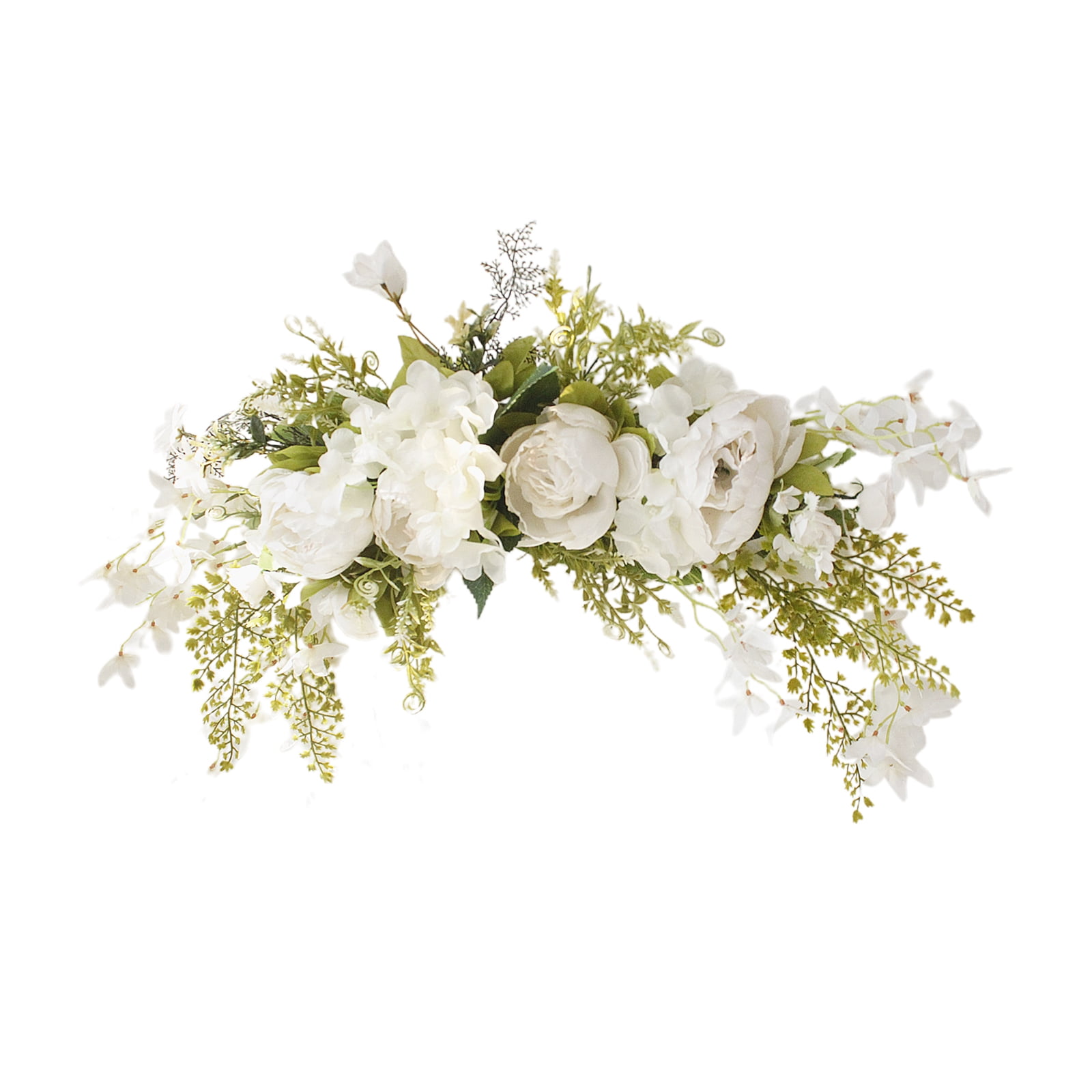 Hapeisy Artificial Peony Flower Swag, 29 Inch Decorative Swag with ...