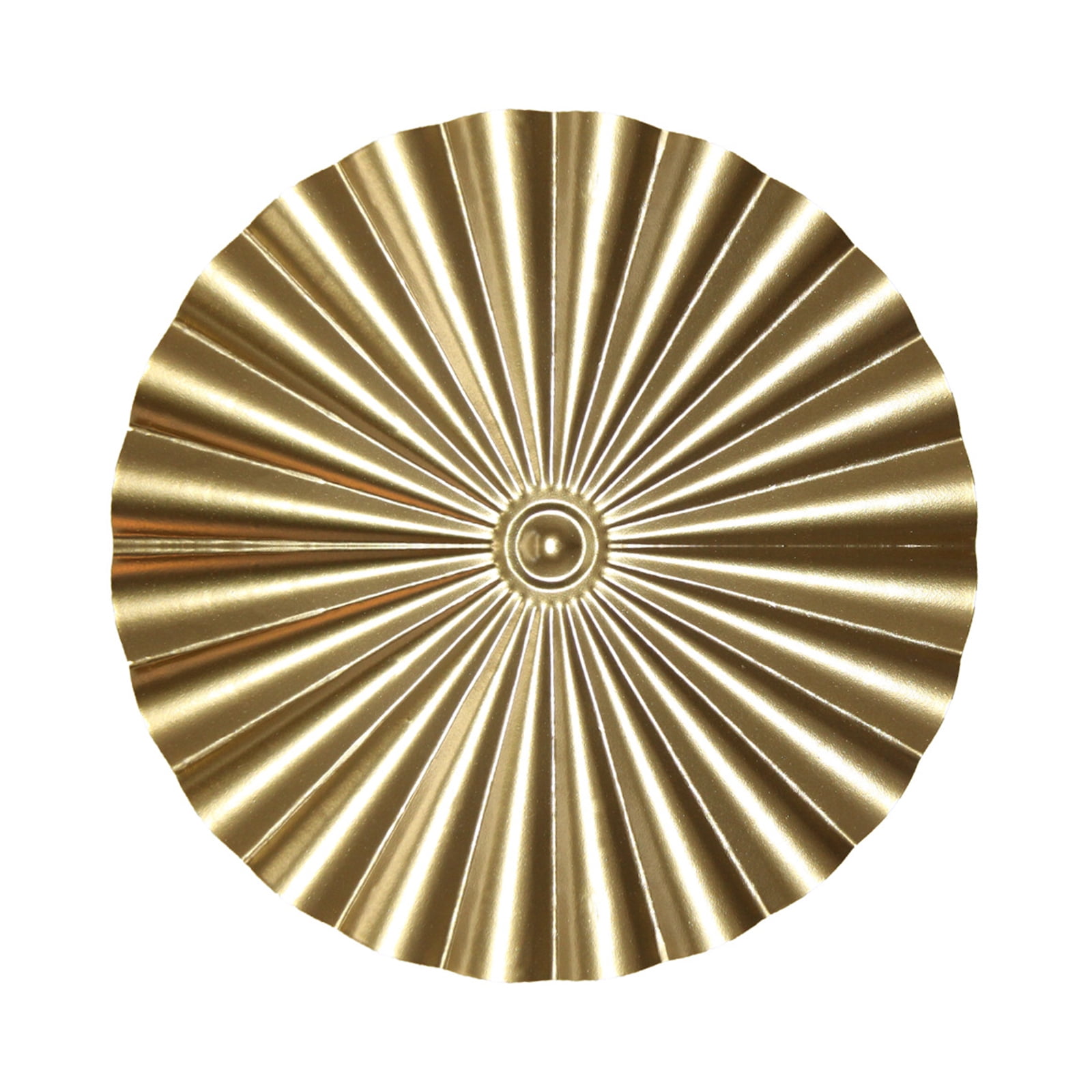 Hapeisy Metal Wall Art Decor,Straight Grain Wavy Circular Design,Wall ...
