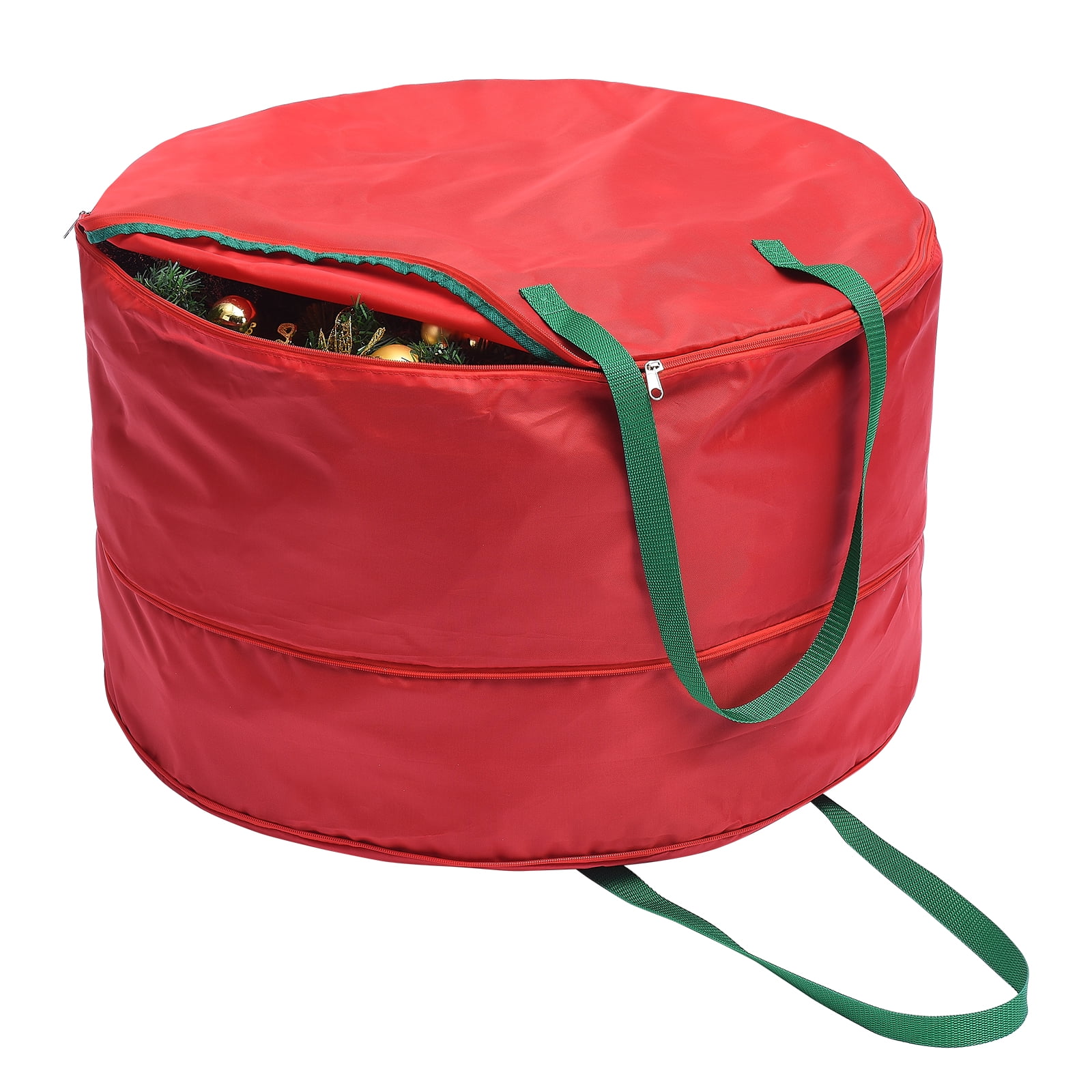 Hapeisy Wreath Storage Container,Christmas Hanging Wreath Storage Bag ...