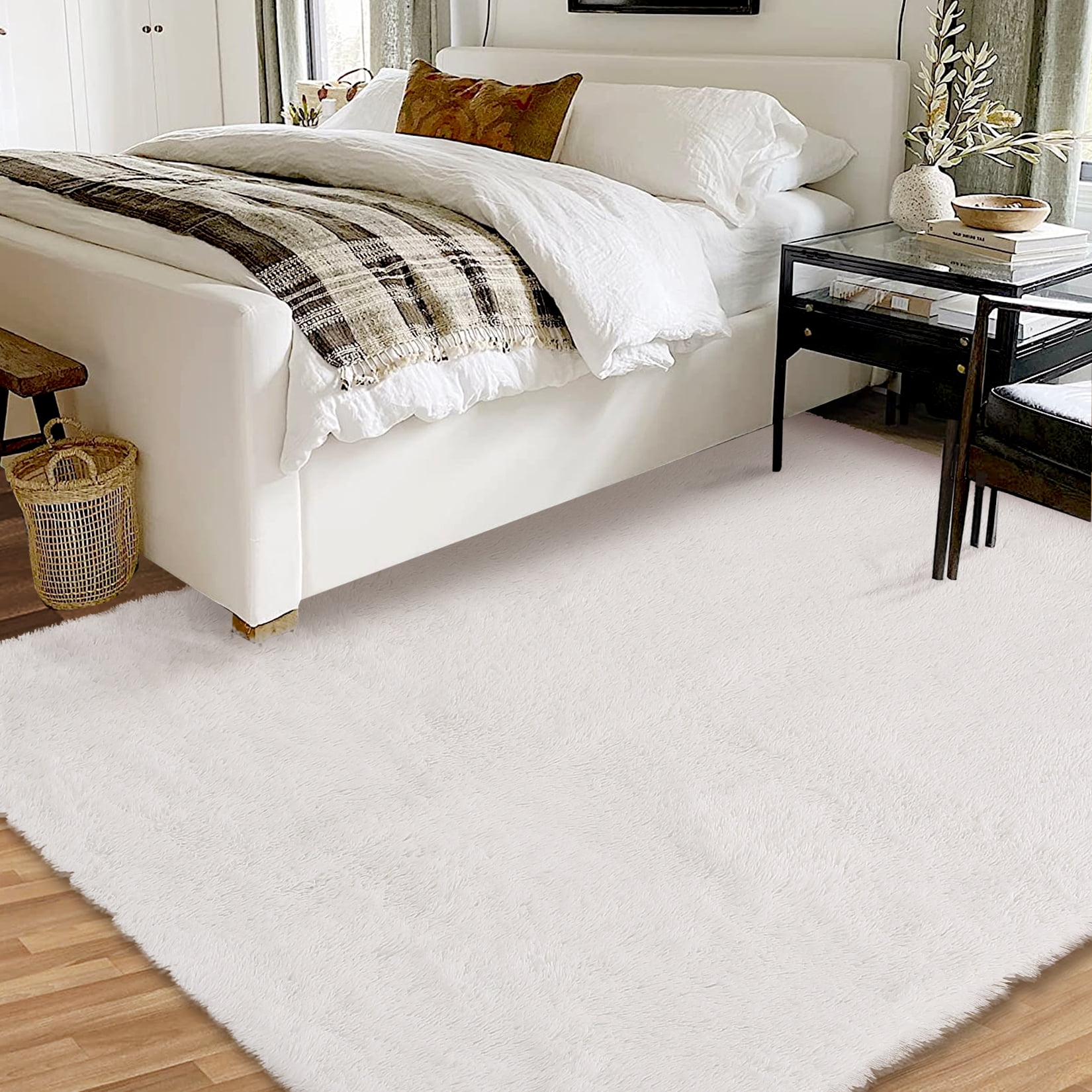 Haperlare 6'x9' Area Rugs for Living Room, Super Soft Fluffy Modern ...