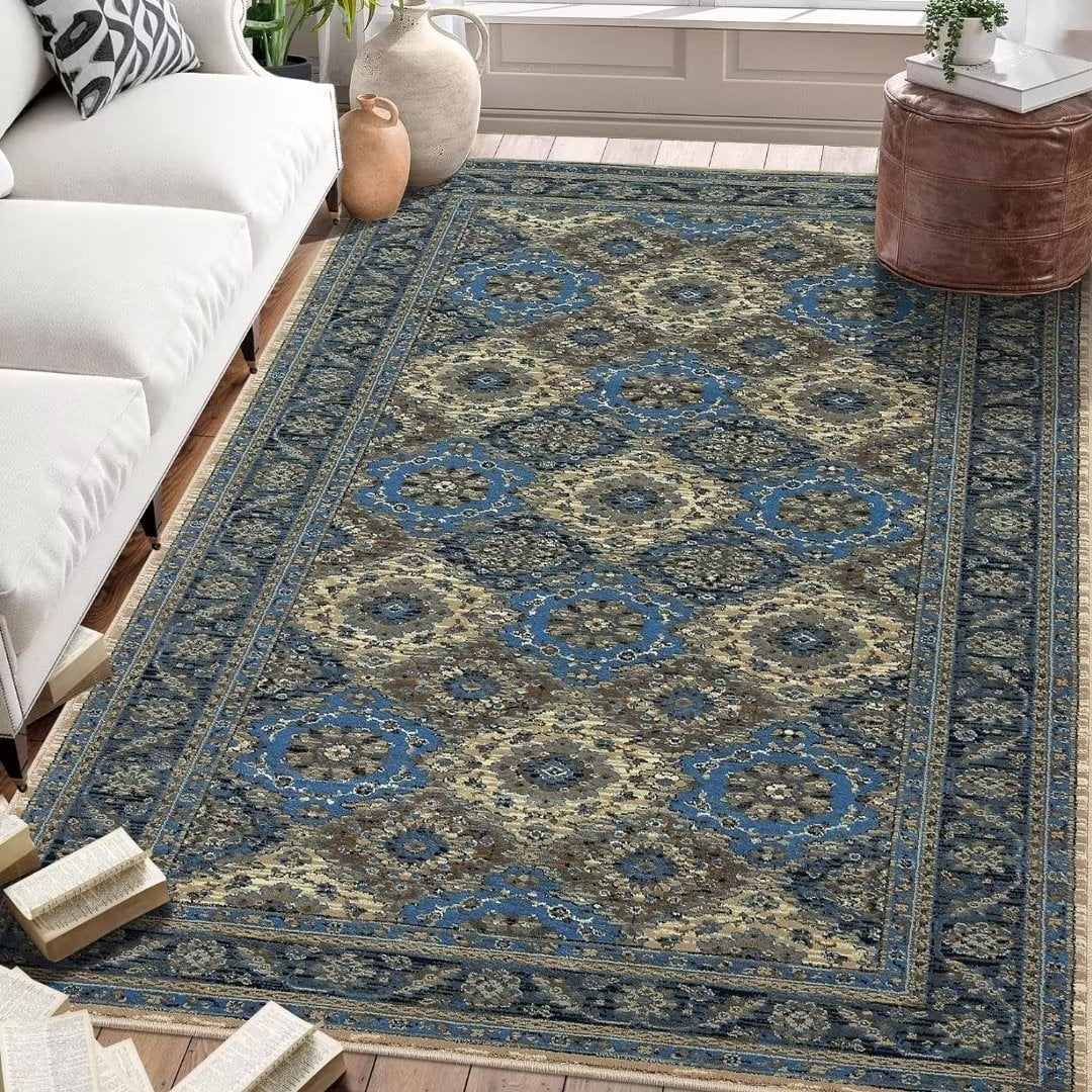Haperlare Area Rug 8 x 10 Vintage Living Room Rug Oriental Distressed ...
