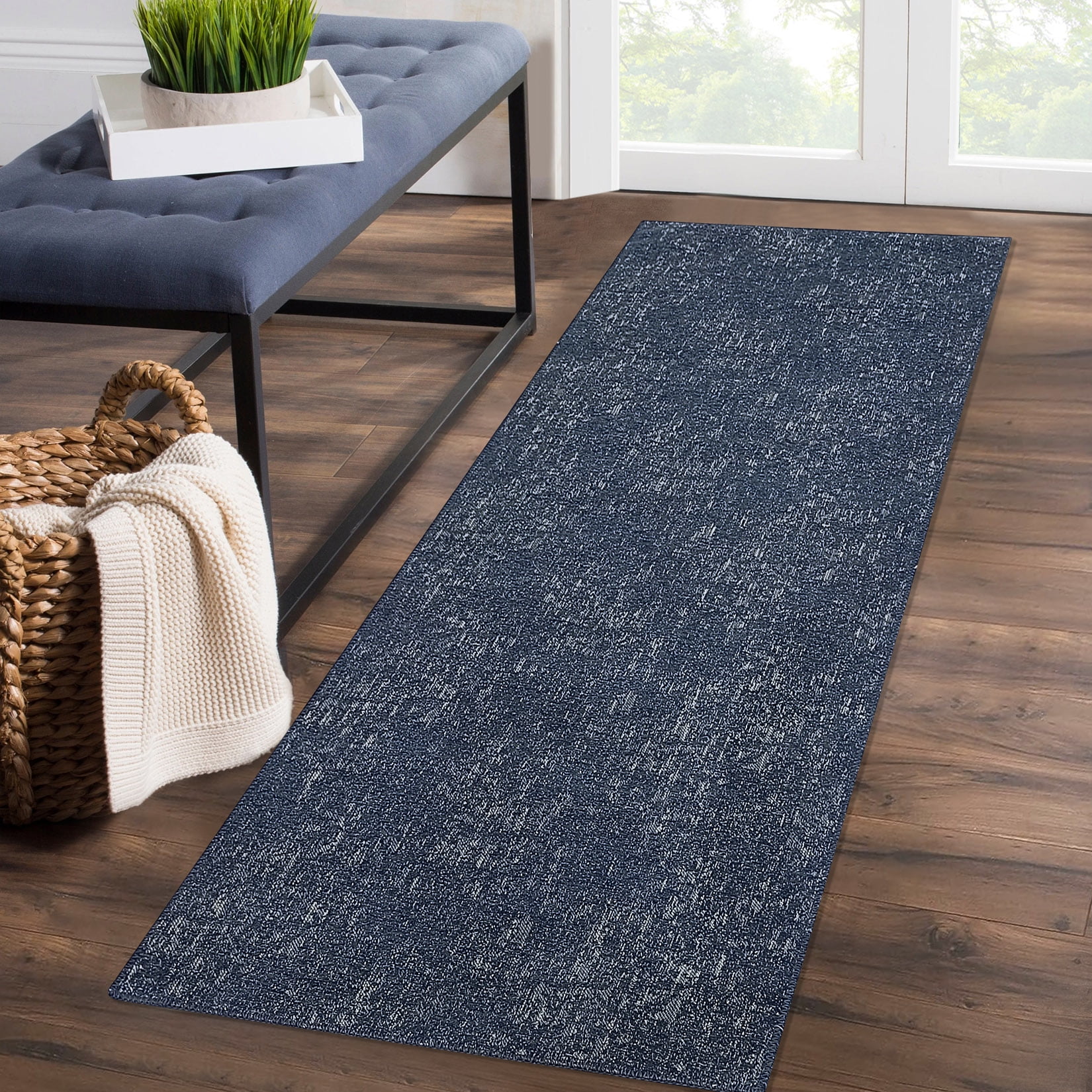 Haperlare Area Rug Modern Solid Textured Area Rugs Stain Resistant Non ...