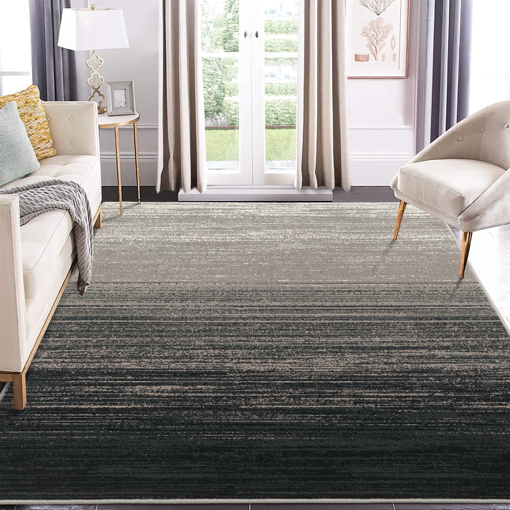 Haperlare Area Rug Shag Rug Vintage Rug Short Plush Fluffy Rug Non ...