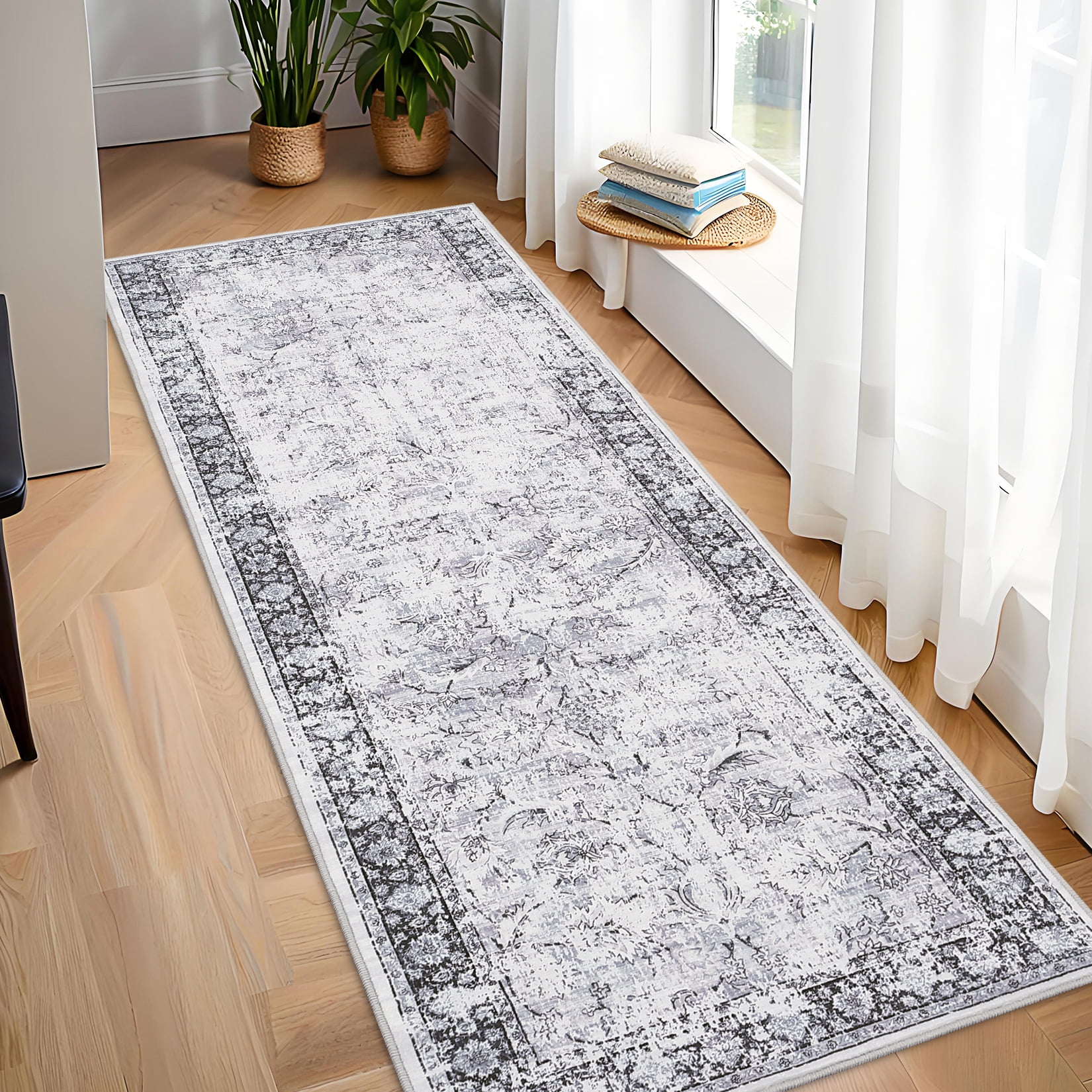 Haperlare Entryway Rugs 2'x6' Bohemian Runner Rugs for Hallway Washable ...