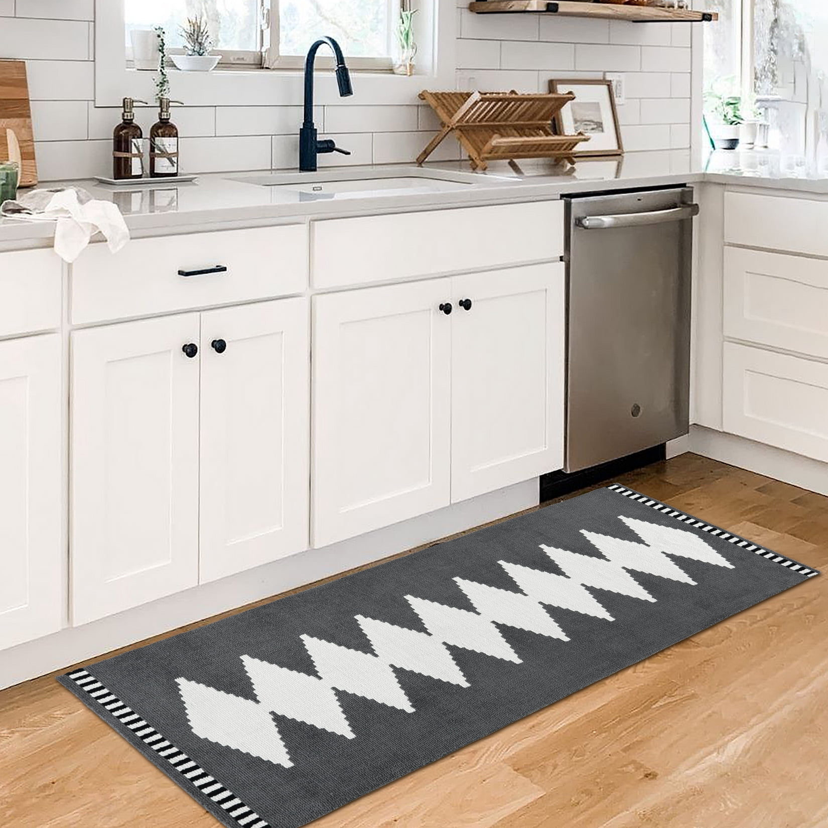 Haperlare Runner Rug 2' x 6' Modern Abstract Runner Rug Hallway Runner ...