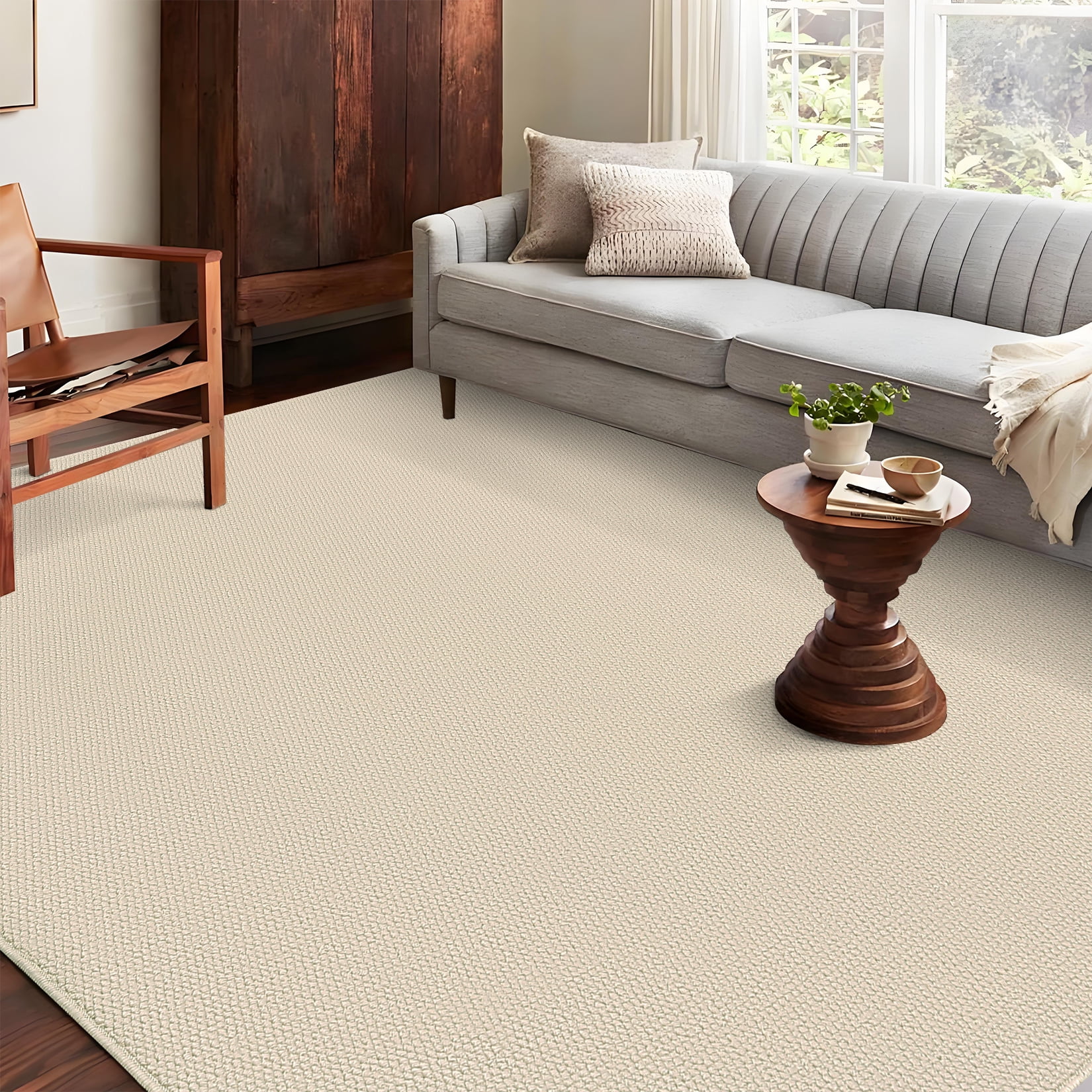 Haperlare Textured Modern Area Rugs for Living Room Washable Stain ...