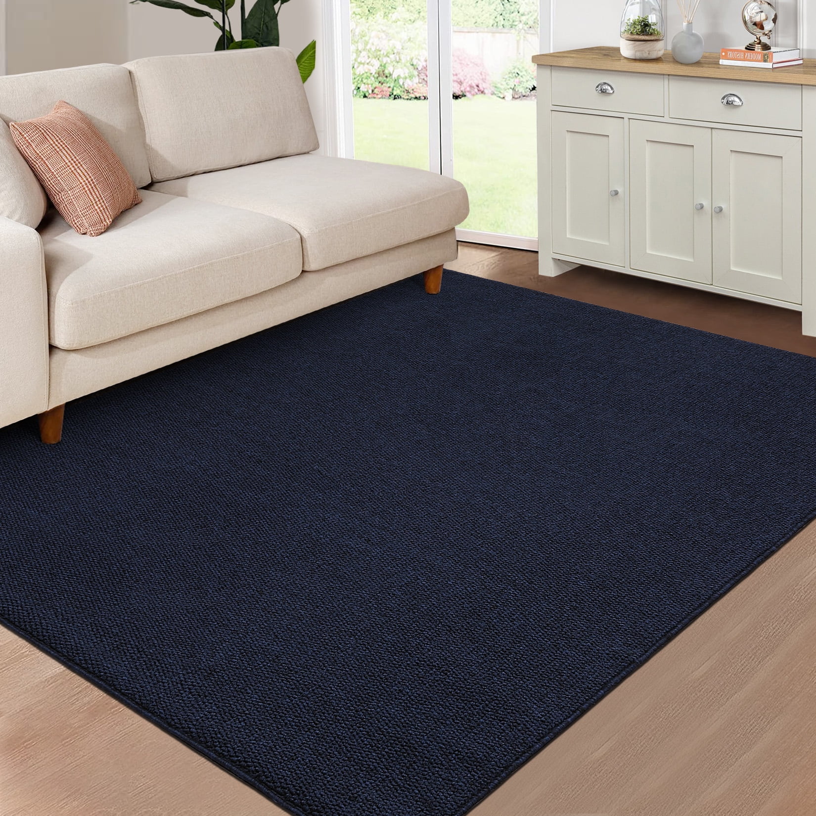 Haperlare Textured Washable Modern Area Rugs for Living Room Stain ...
