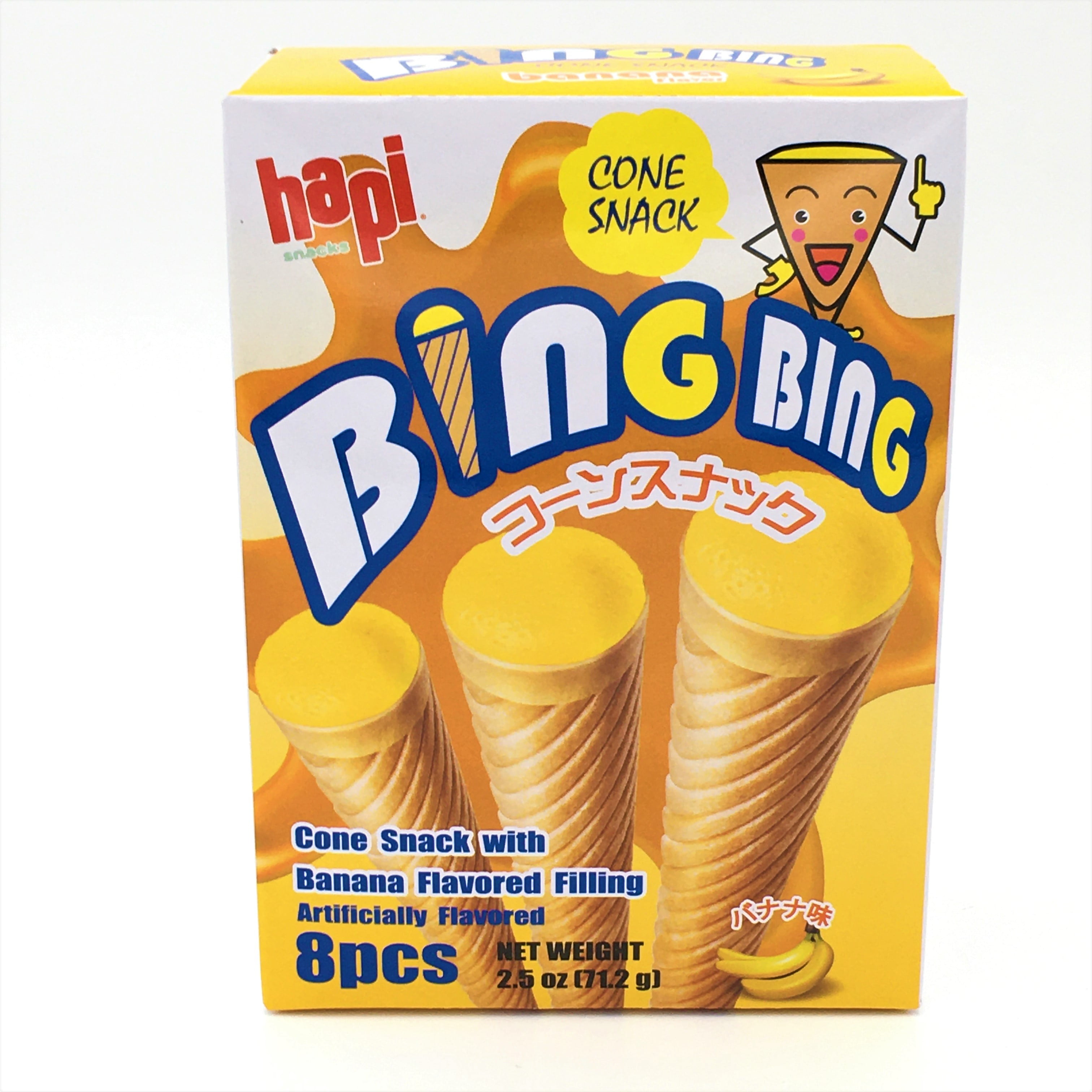 Hapi Bing Bing Cone Snack Banana - Walmart.com