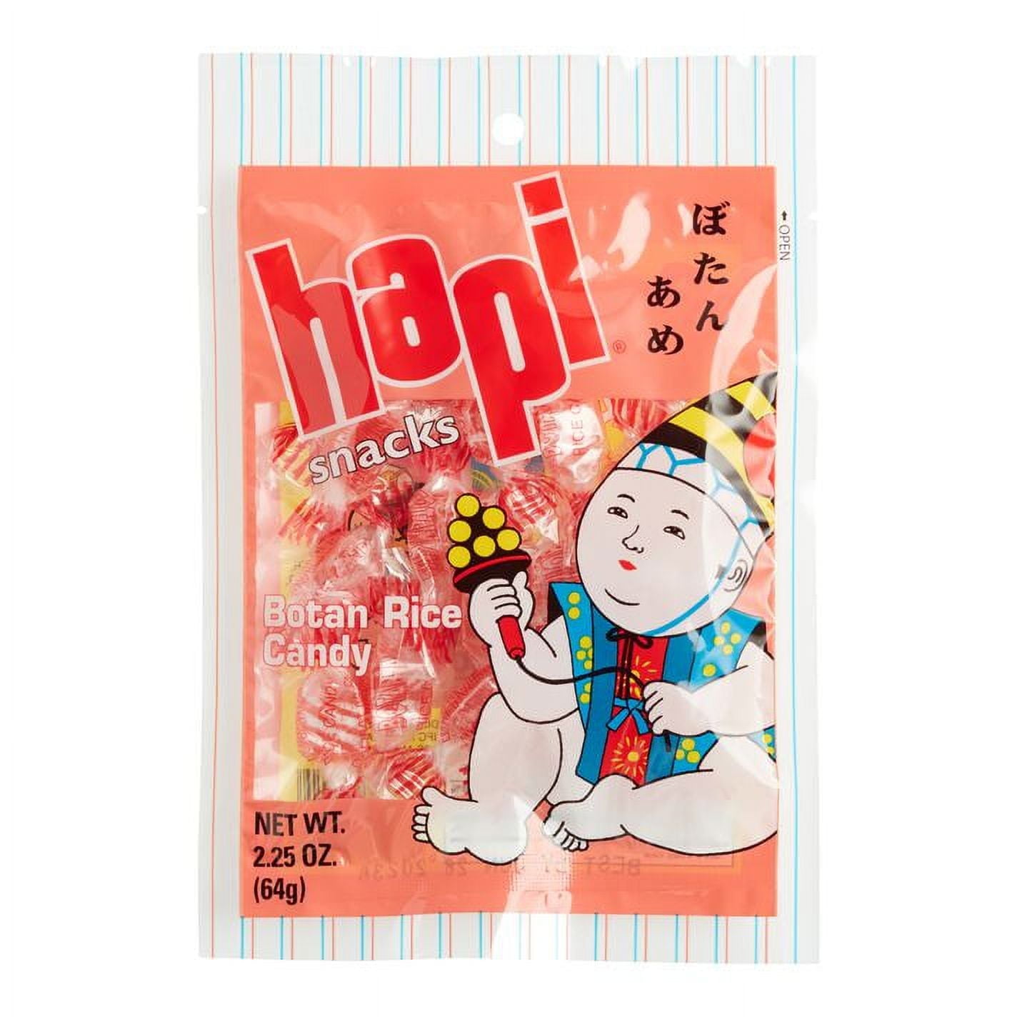 Hapi Botan Rice Candy Bag 2.25 oz Pack of 3 - Walmart.com