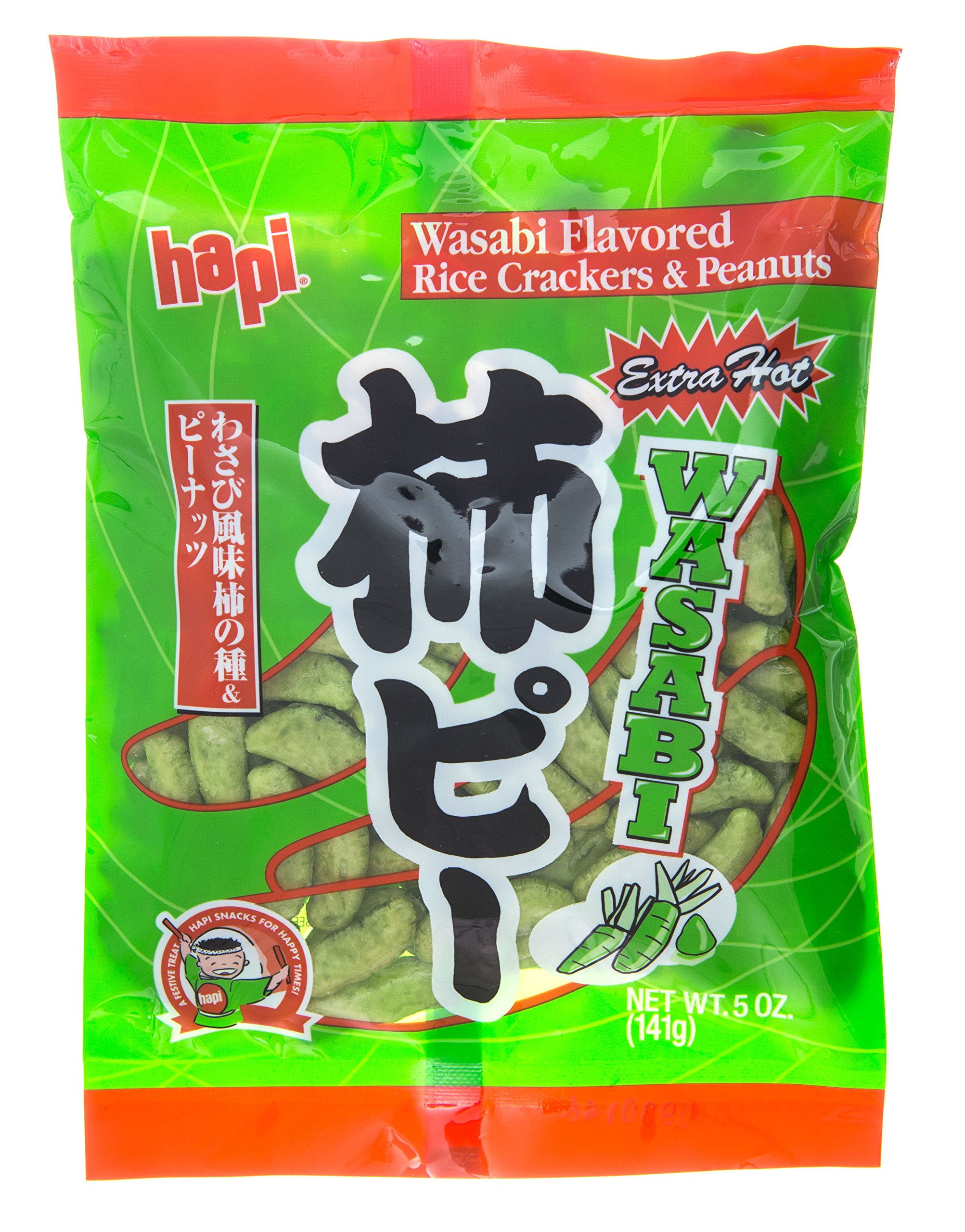 Hapi Kaki Pea Wasabi, ZS23 5-Ounce (Pack of 6) - Walmart.com