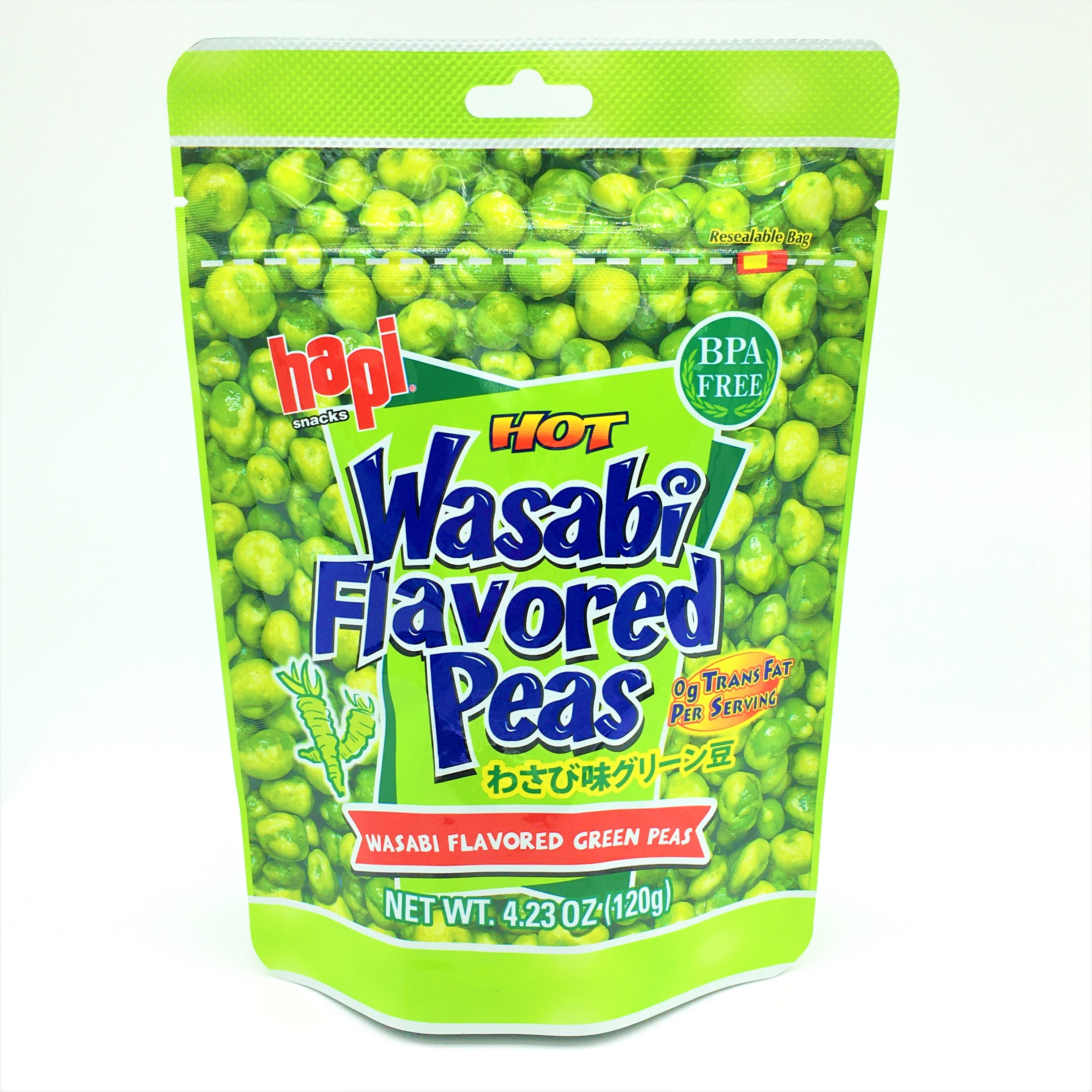 Hapi Wasabi Green Peas , 0g Trans Fat 120g - Walmart.com
