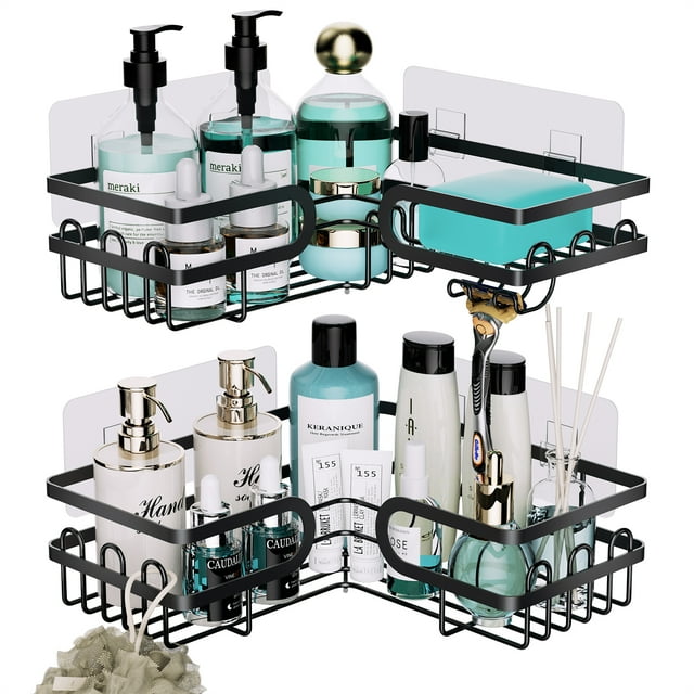 HapiRm Corner Shower Caddy, Shower Caddy Wall Mounted with Soap and ...