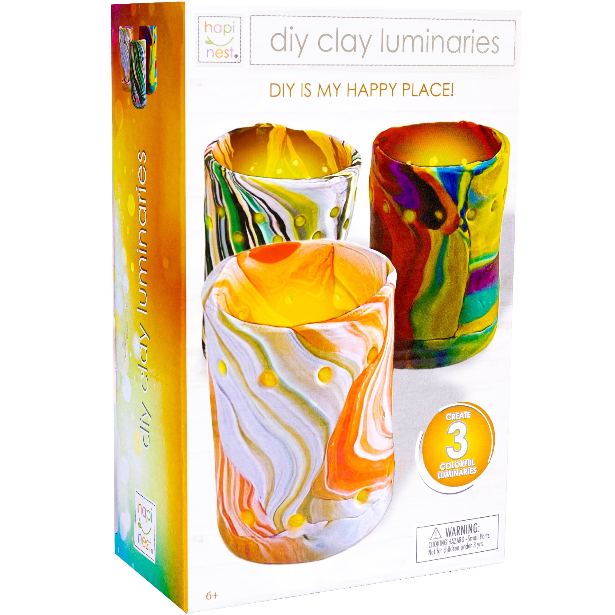 Hapinest Make Your Own Clay Luminaries Arts and Crafts Kit - Walmart.com
