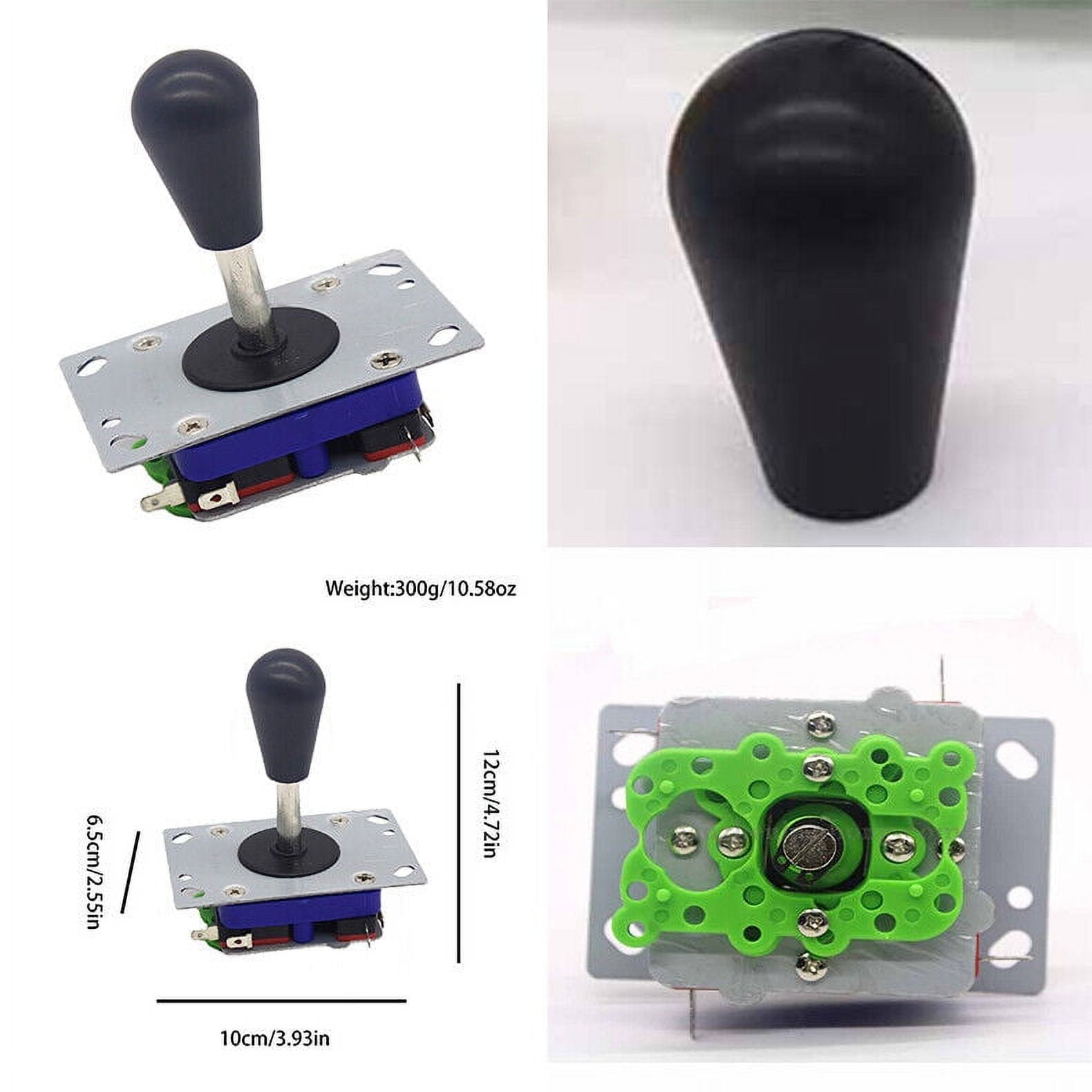 Happ American Competition Style Arcade Joystick BLACK 4/8 Way ...