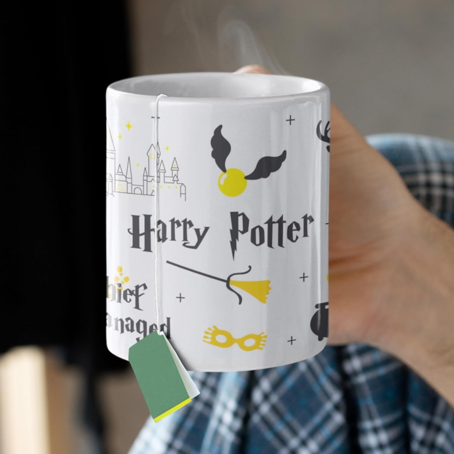 Happie Gifting Harry Potter Golden Snitch Doodle Design Ceramic Mug ...