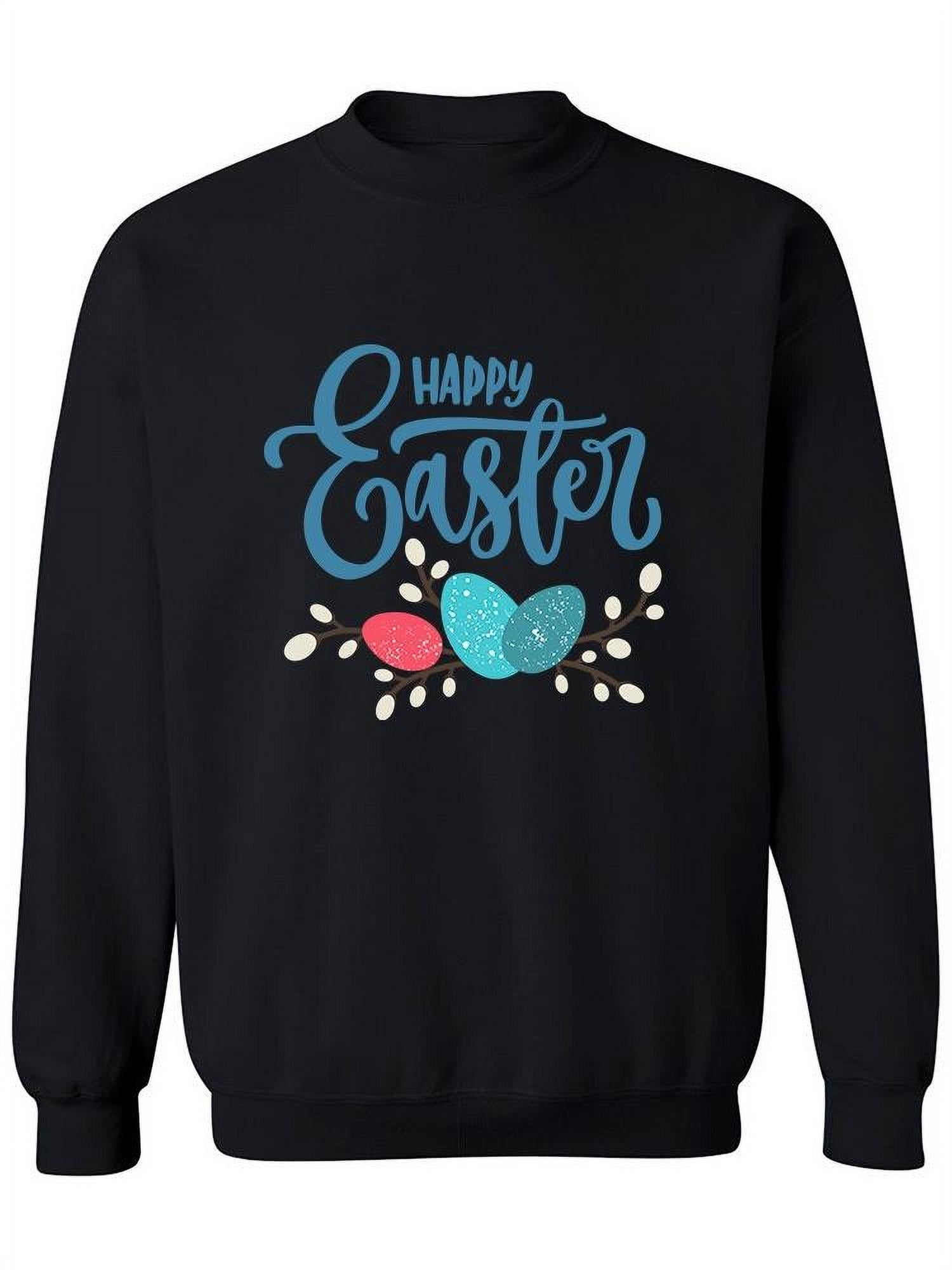 Happiest Easter Sweatshirt Women -Image by Shutterstock, Female 5X ...