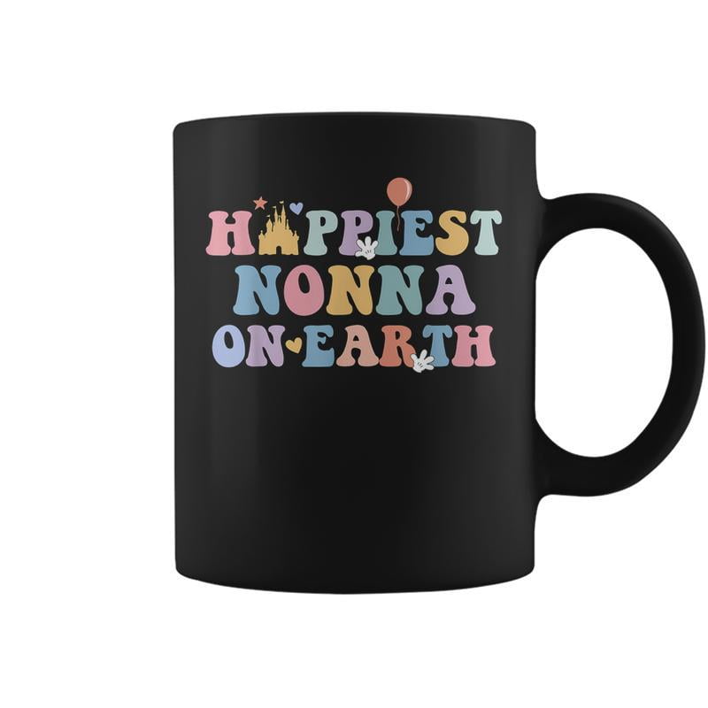 Happiest Nonna On Earth Mothers Day Matching Family Trip Coffee Mugs ...