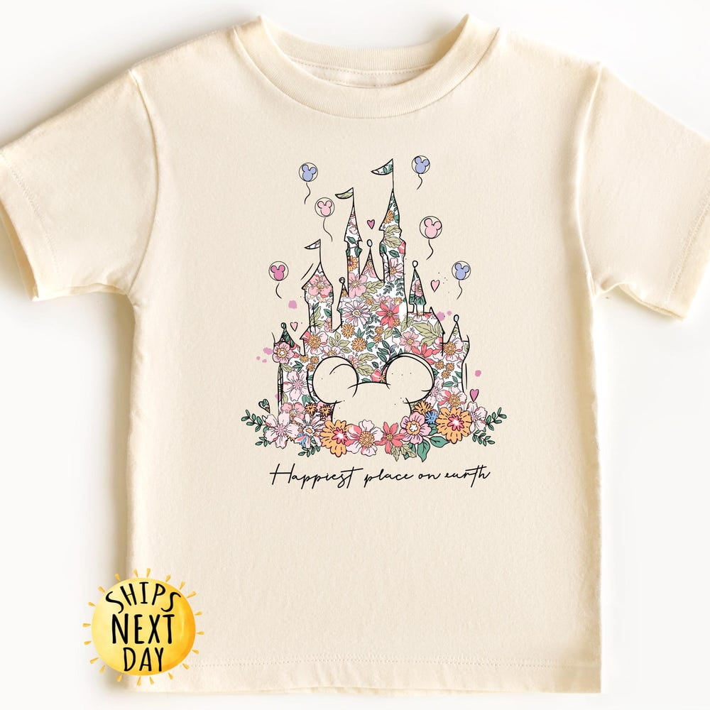 Happiest Place On Earth Toddler Shirt, Magic Kingdom Kids Shirt ...