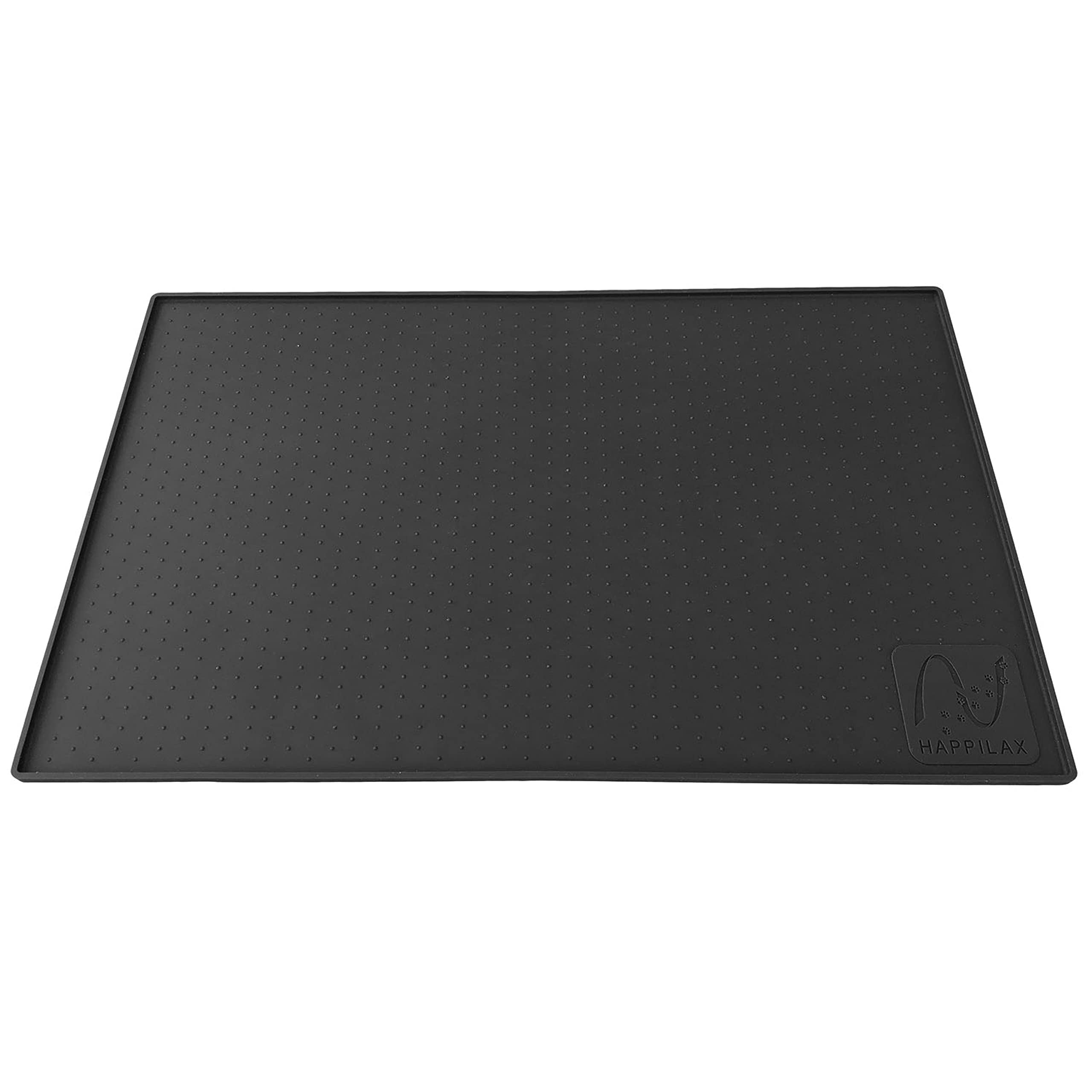 Happilax Dog Food and Water Mat - Premium Pet Dish Mat - Silicone ...