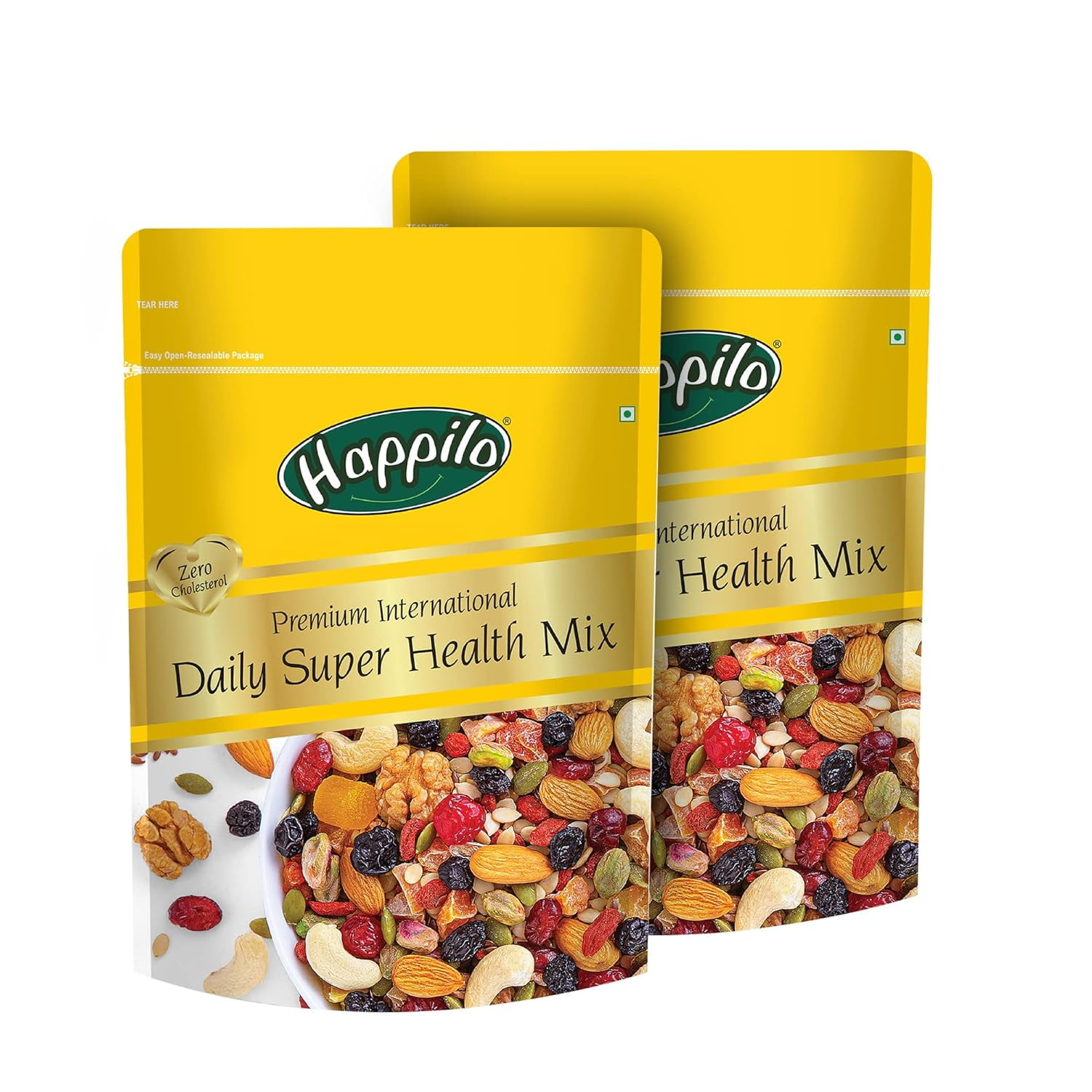 Happilo Daily Super Health Mix 160gm, 5.6 Ounce Each (Pack Of 2 ...
