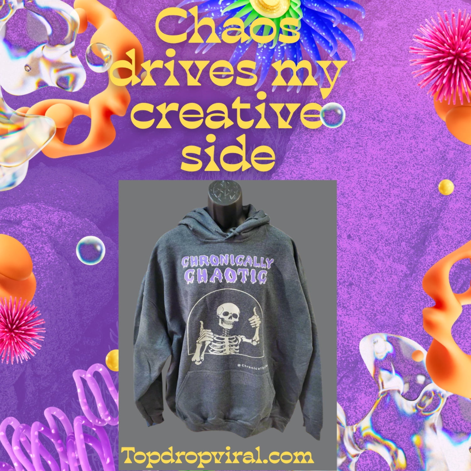 Happily Chronically Chaotic and Show That with Two Thumbs Up - Walmart.com