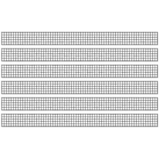 Happily Ever Elementary Creatively Inspired Black & White Grid Straight ...