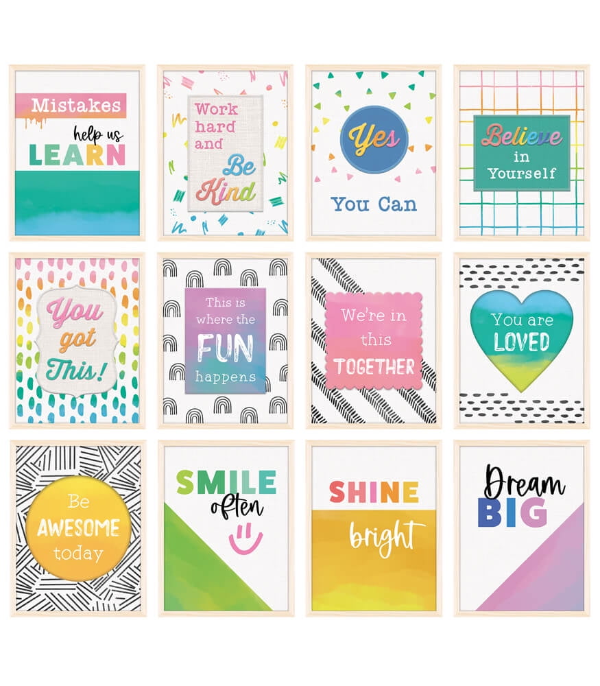Carson Dellosa Mini Posters: Creatively Inspired Poster Set (12 mini ...