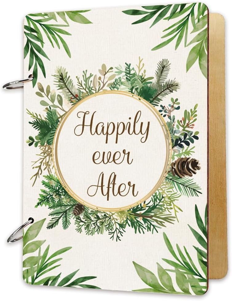 Happily Ever After Greeting Card Holder Organizer Wooden Card Keeper ...