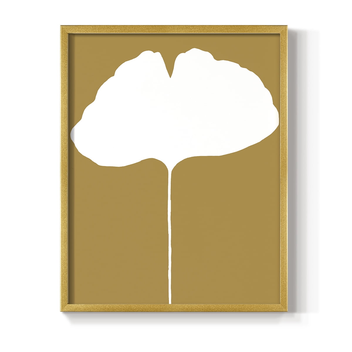 Happily Single V31 Framed Print in Gold Solid Wood Framed Print No Nail ...