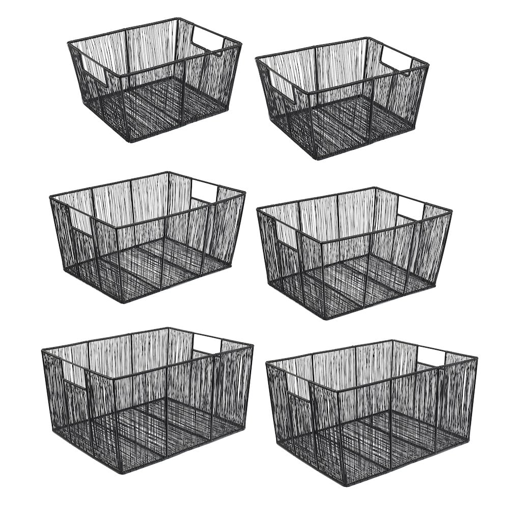 happimess BSK3000A-6SET Sutton Modern Glam Handmade Wire Metal Nesting ...