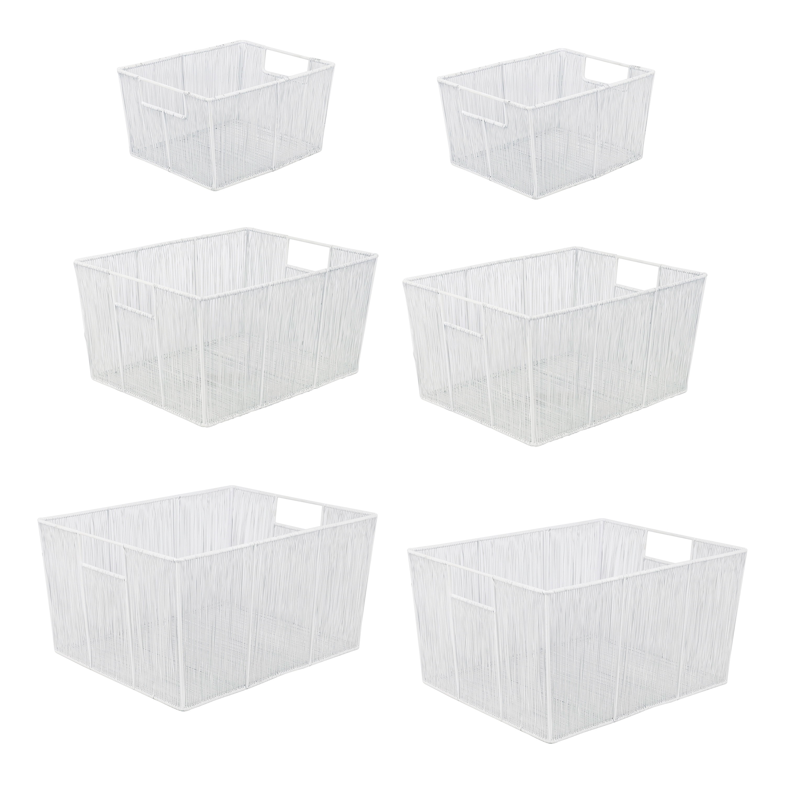 happimess BSK3000B-6SET Sutton Modern Glam Handmade Wire Metal Nesting ...