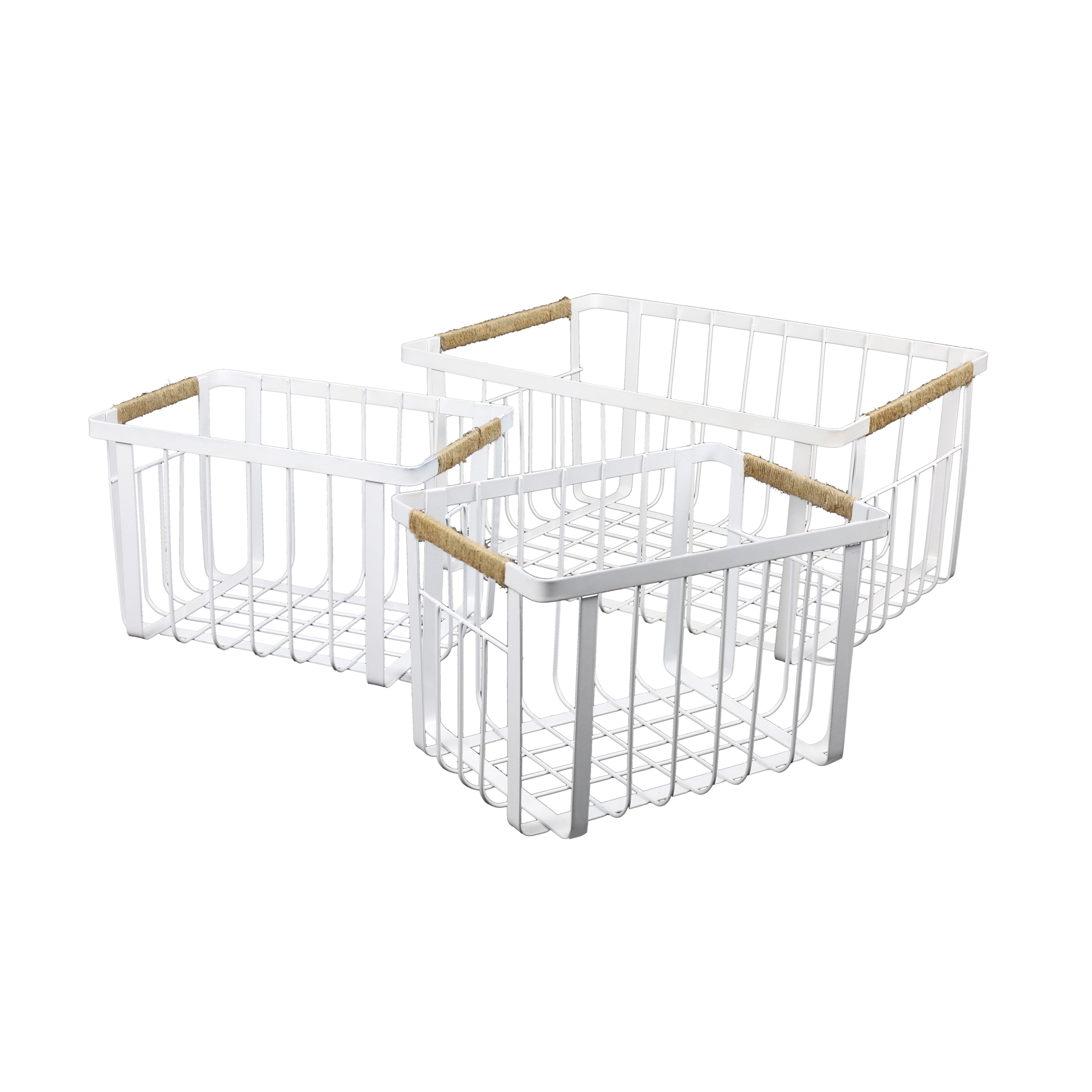 happimess BSK3003B-3SET Henley Vintage Farmhouse Handmade Wire Metal ...