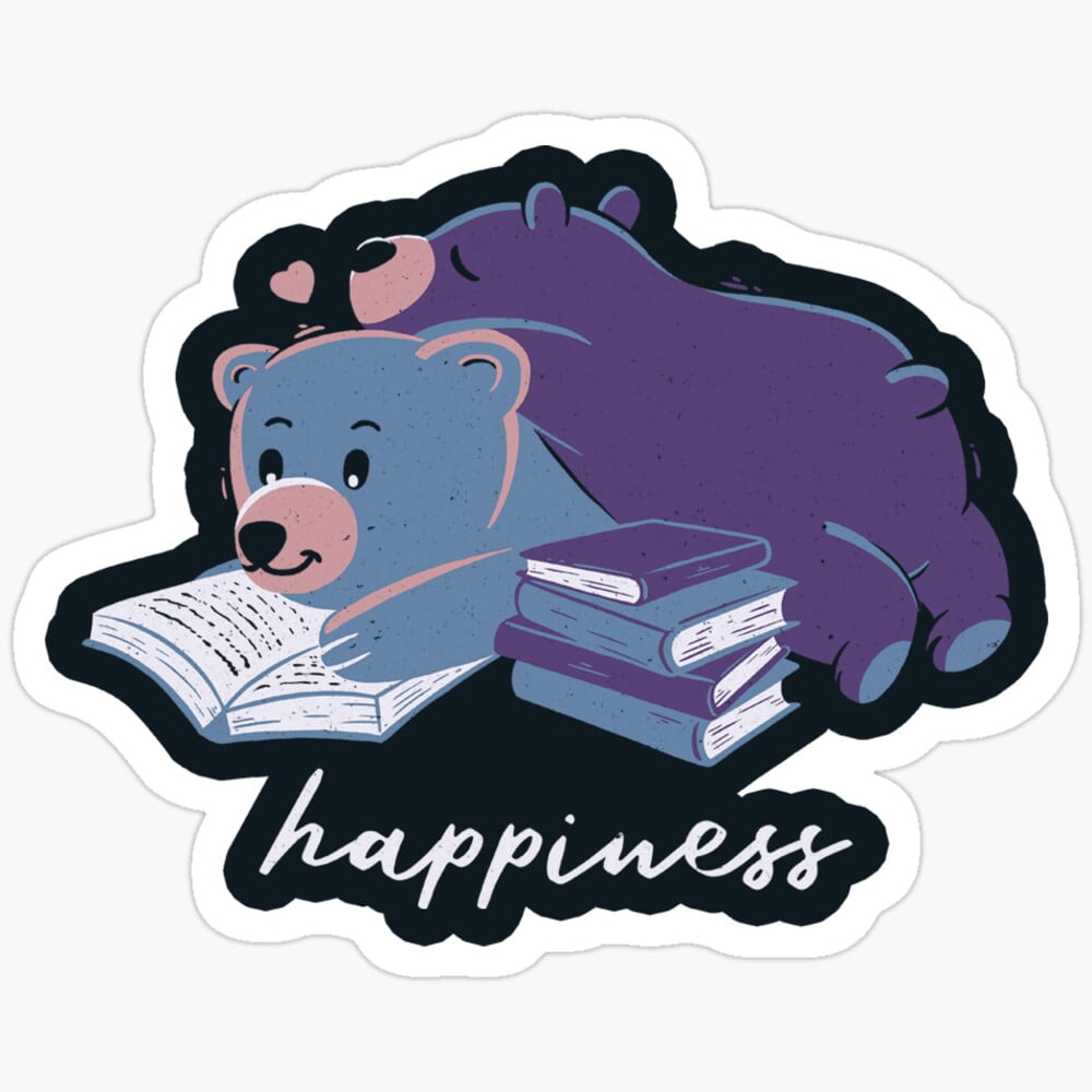 Happiness Sticker Phone Decal Water Bottle Stickers Car Decals, Laptop ...