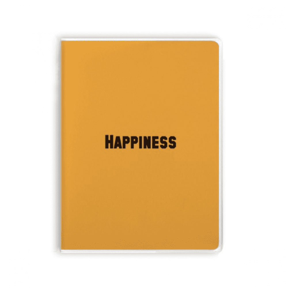 Happiness Word Inspirational Quote Sayings Notebook Gum Cover Diary ...