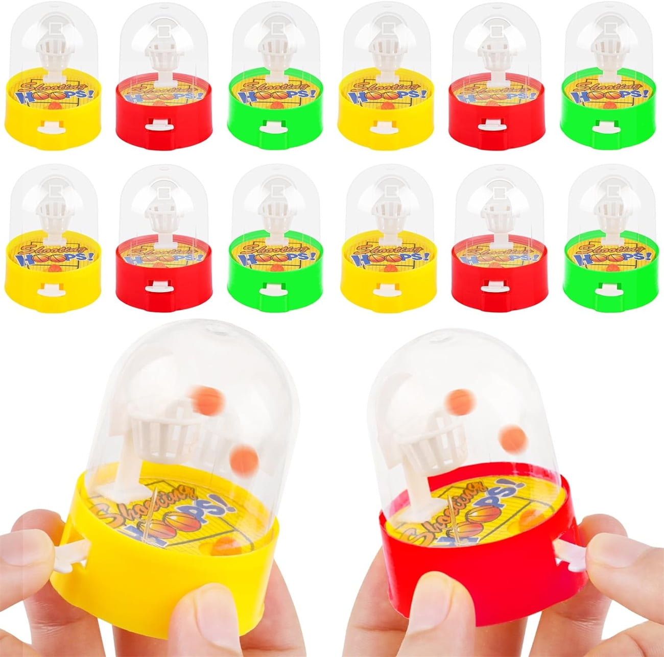Happon 12 Pack Mini Finger Basketball Shooting Game,Mini Basketball ...