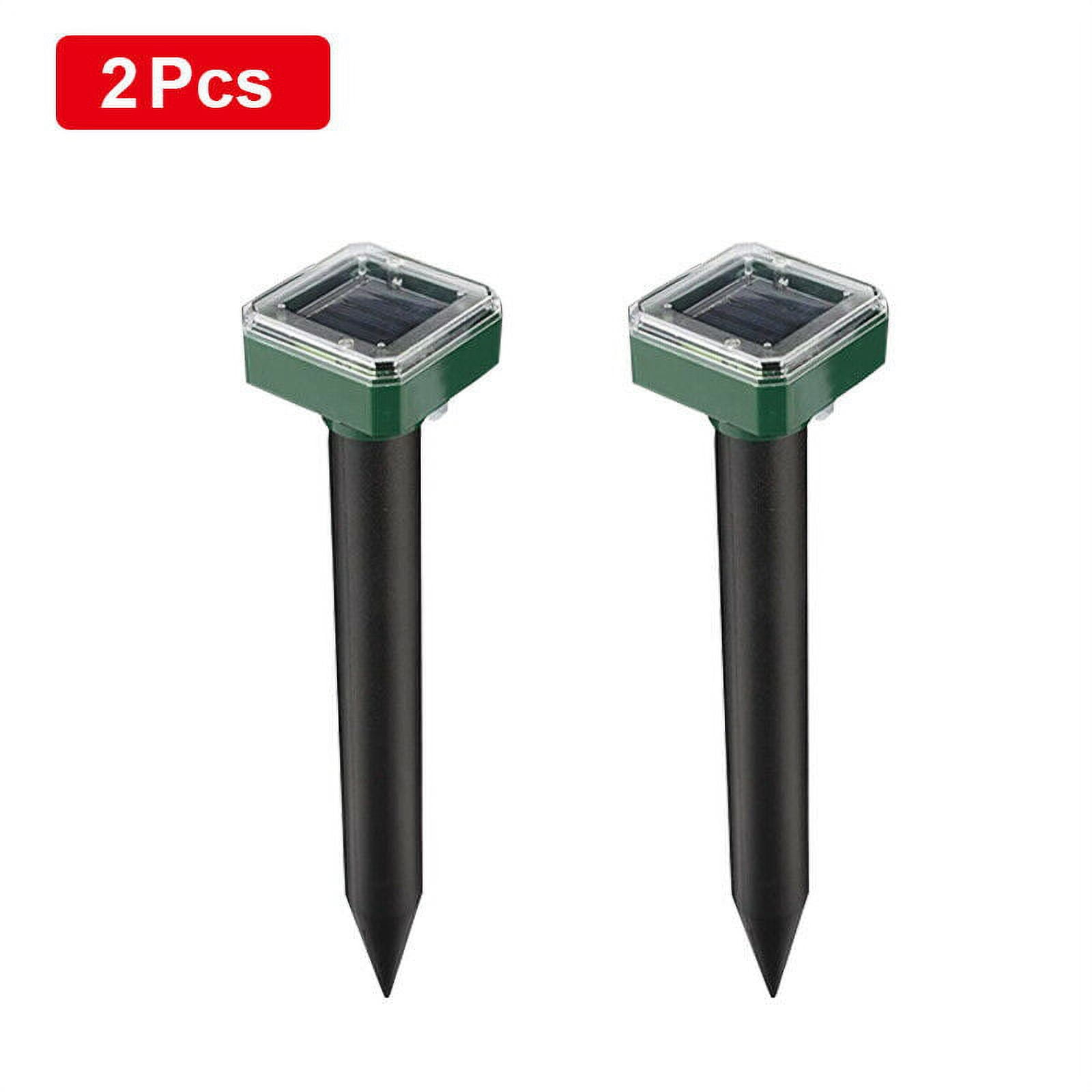 Happon 2 Pcs Chipmunk Repellent, Snake Repellent | Solar Mole Repellent ...