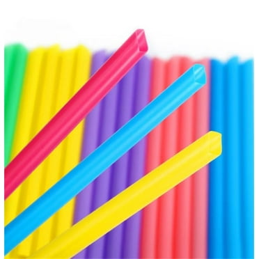 Sterex Flexi Straws, 400 Pieces Individually Wrapped Disposable Plastic ...
