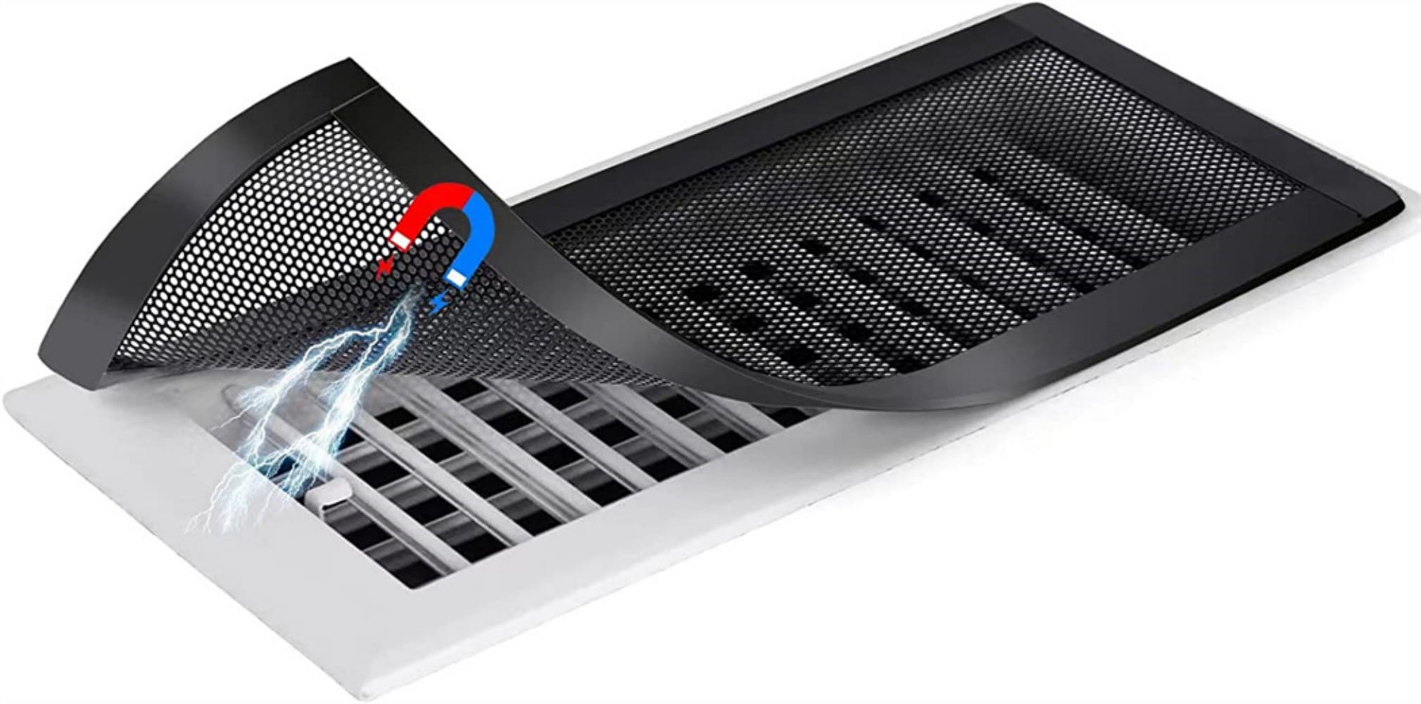 Happon 8 Pcs Magnetic Floor Register Vent Covers, 4 x 10 inch Stronger ...