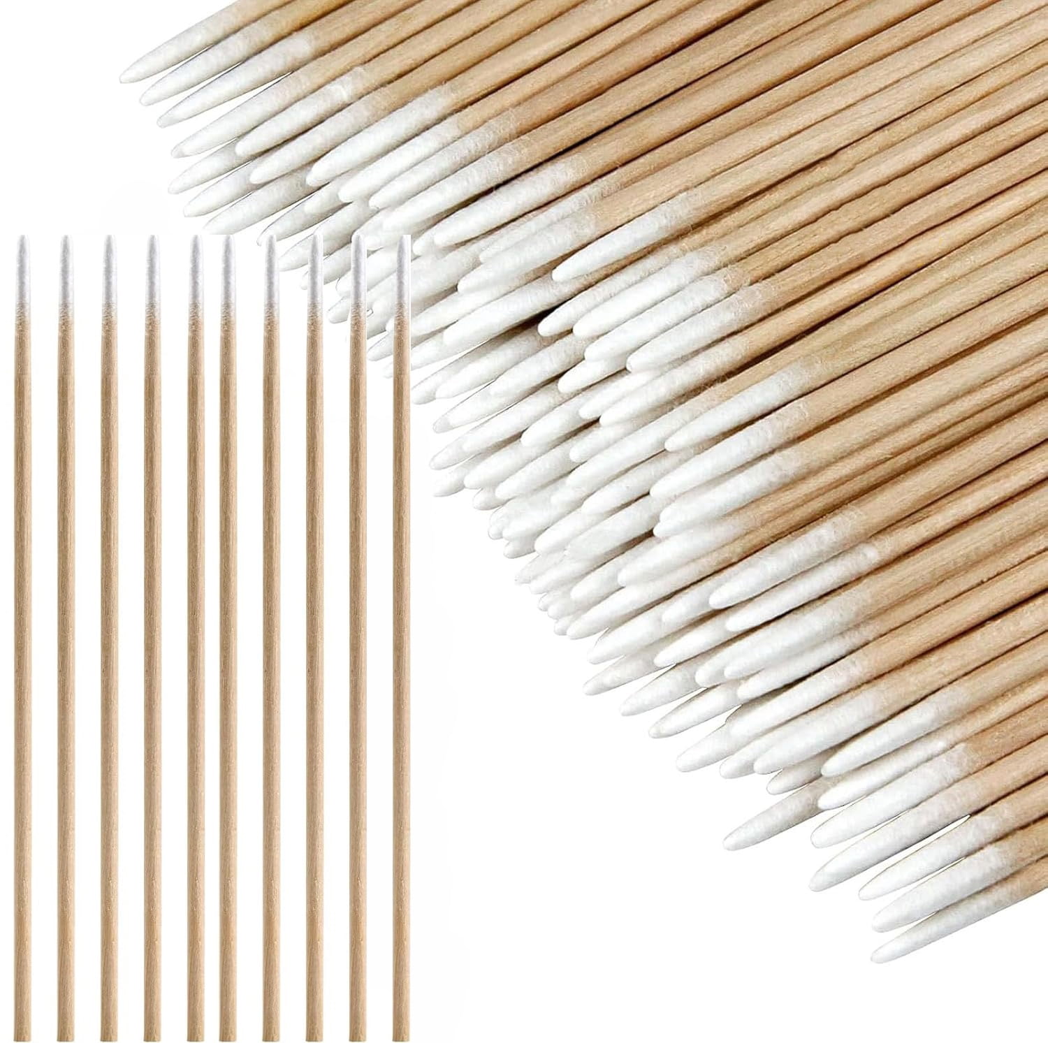 Happon 800 Pack Microblading Cotton Swab,Pointed Tip Cotton Swab,4 ...