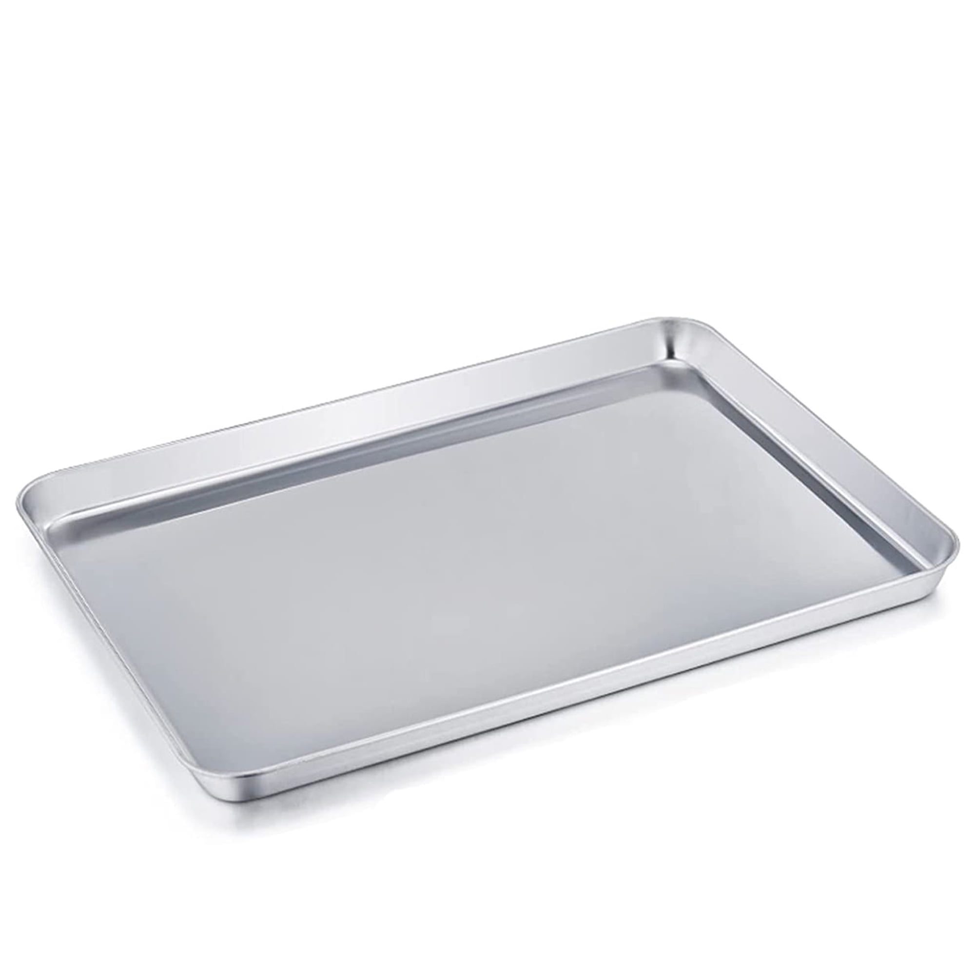 Happon Stainless Steel Baking Sheet, 12*9inch Toaster Oven Tray, Non ...