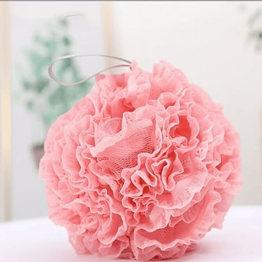 Bath Sponges Colorful Shower Sponges Exfoliating Mesh Pouf Bath Ball ...
