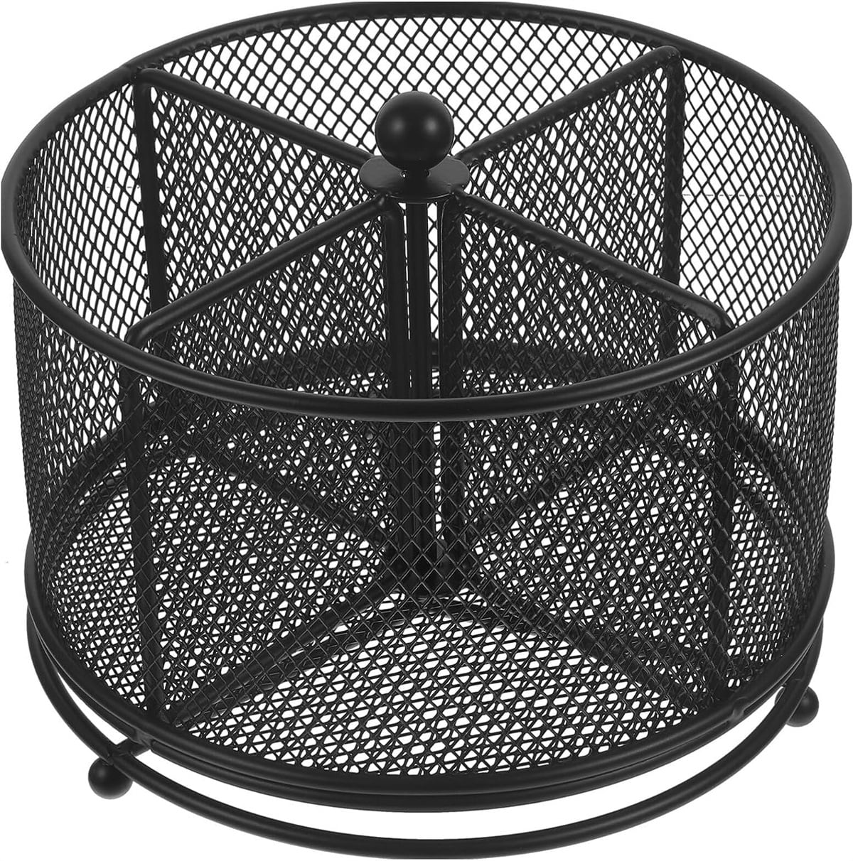 Happon Countertop Silverware Caddy, 4 Compartment Cutlery Holder Caddy ...