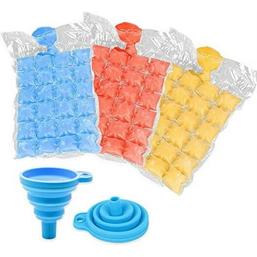 Urban Essentials Reusable Ice Cubes - Quick Freeze Colorful Plastic ...