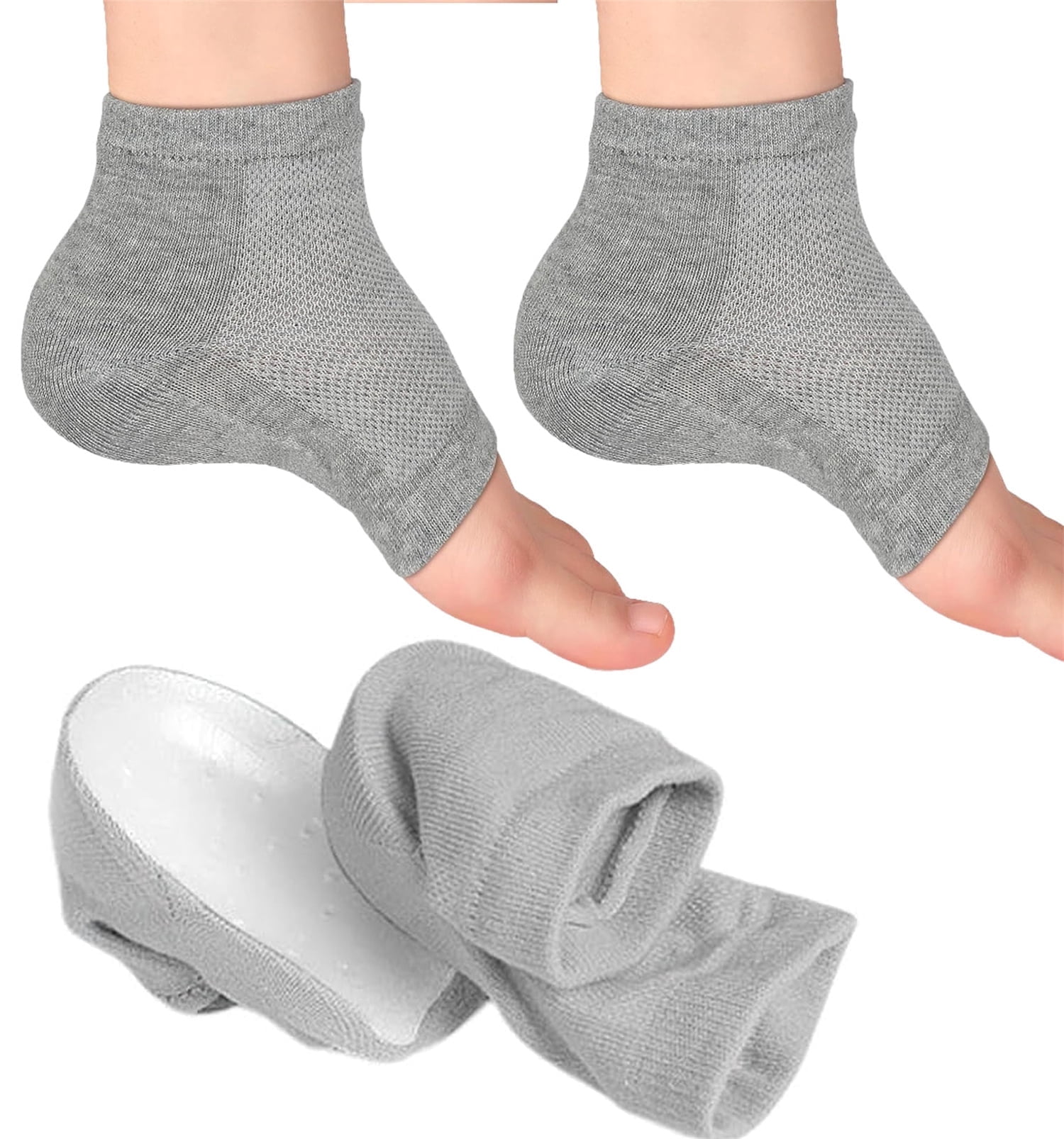 Happon Invisible Height Max Socks,Breathable Insole and Heel Sock,Half ...