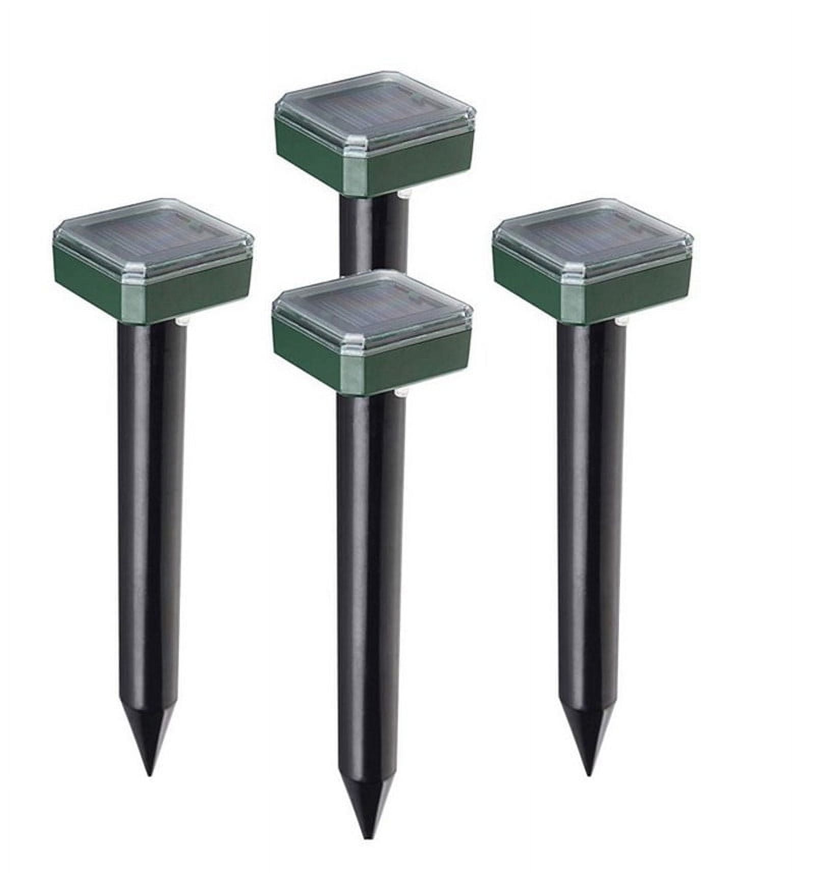 Happon Mole Repellent Solar Powered – Solar Animal Repeller Stakes for ...