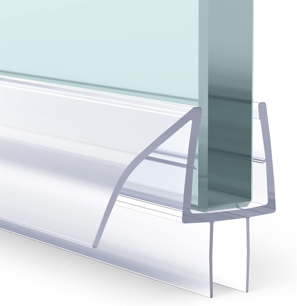 Happon Shower Door Bottom Seal, Frameless Glass Shower Door Seal Strip ...