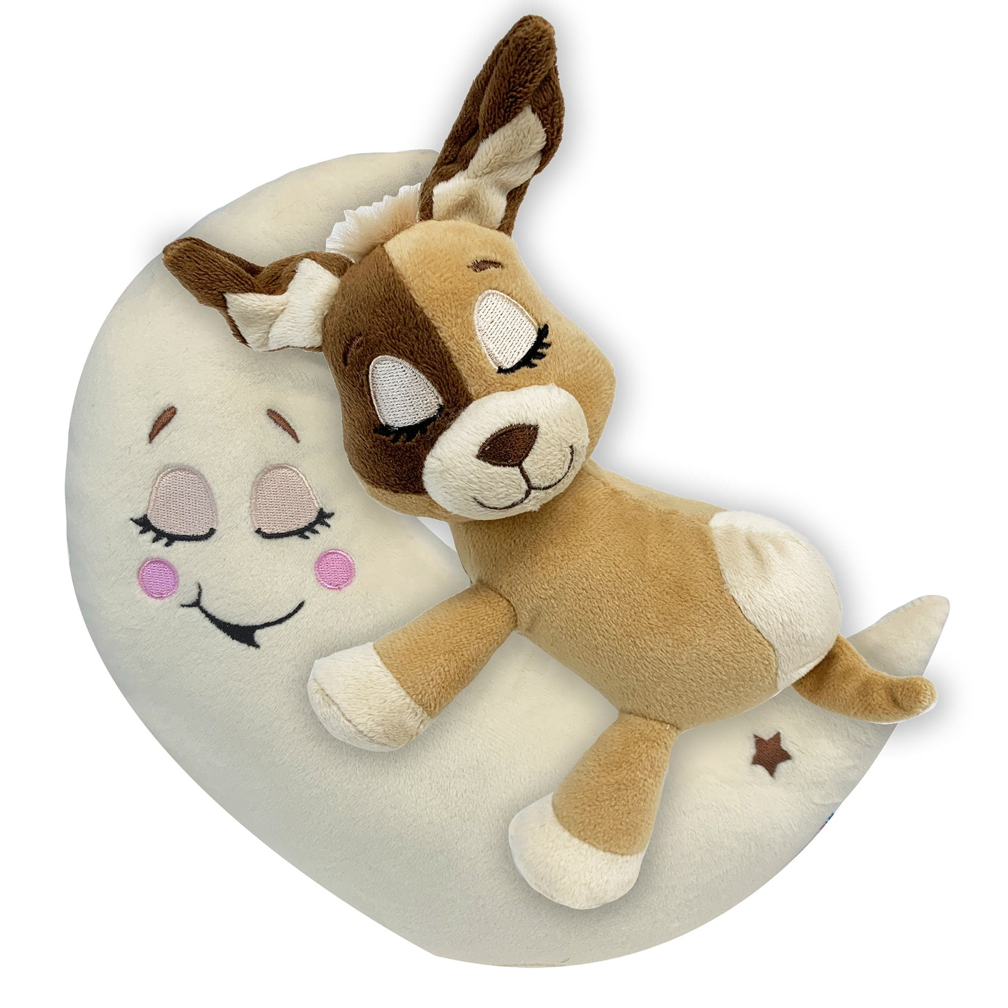 Happpy Nappers: Lullabrites Moon Pet - Dog - Brown & Tan - Light ...